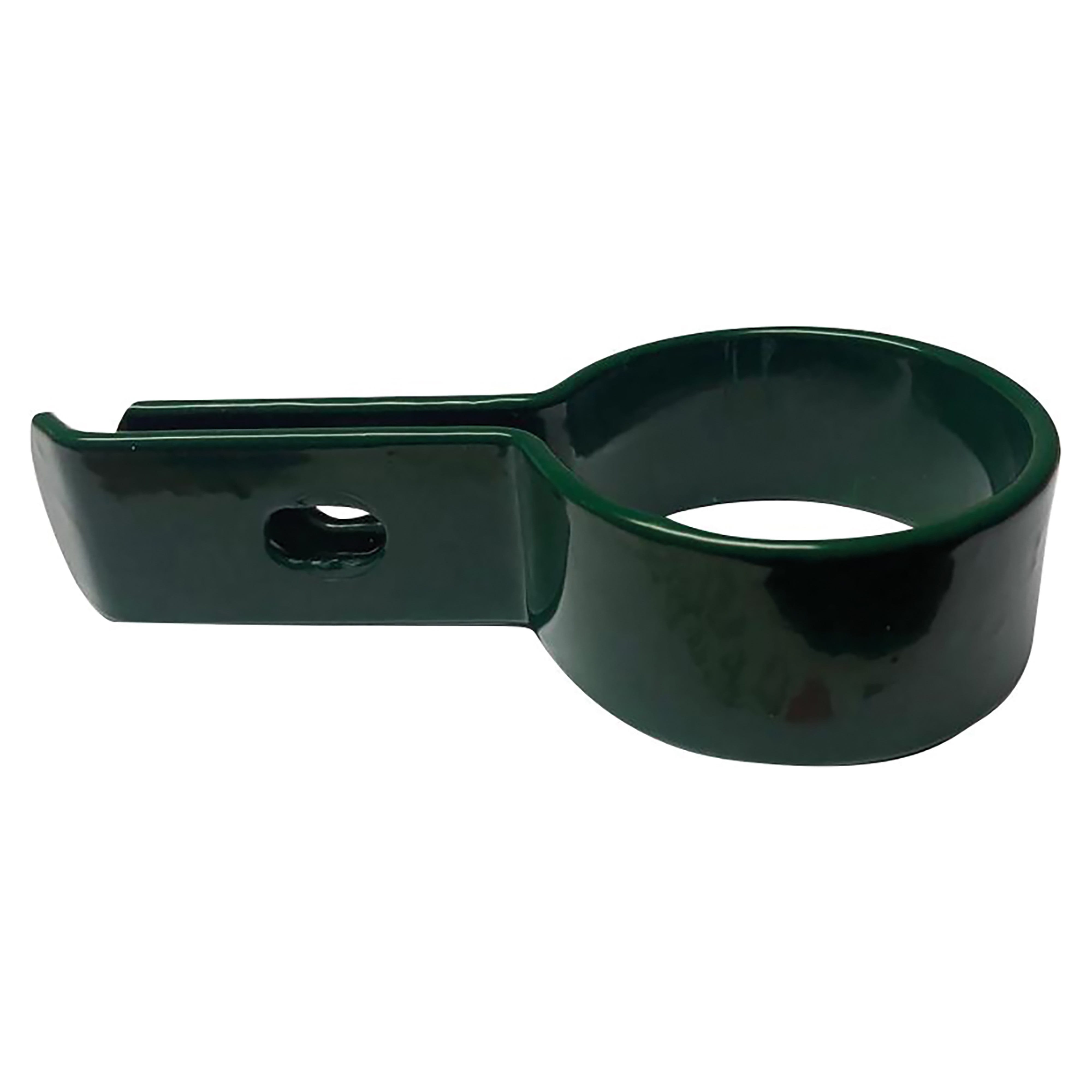 FASCETTA PER CANCELLO PLASTIFICATA VERDE Ø 60 mm CON VITE ZINCATA