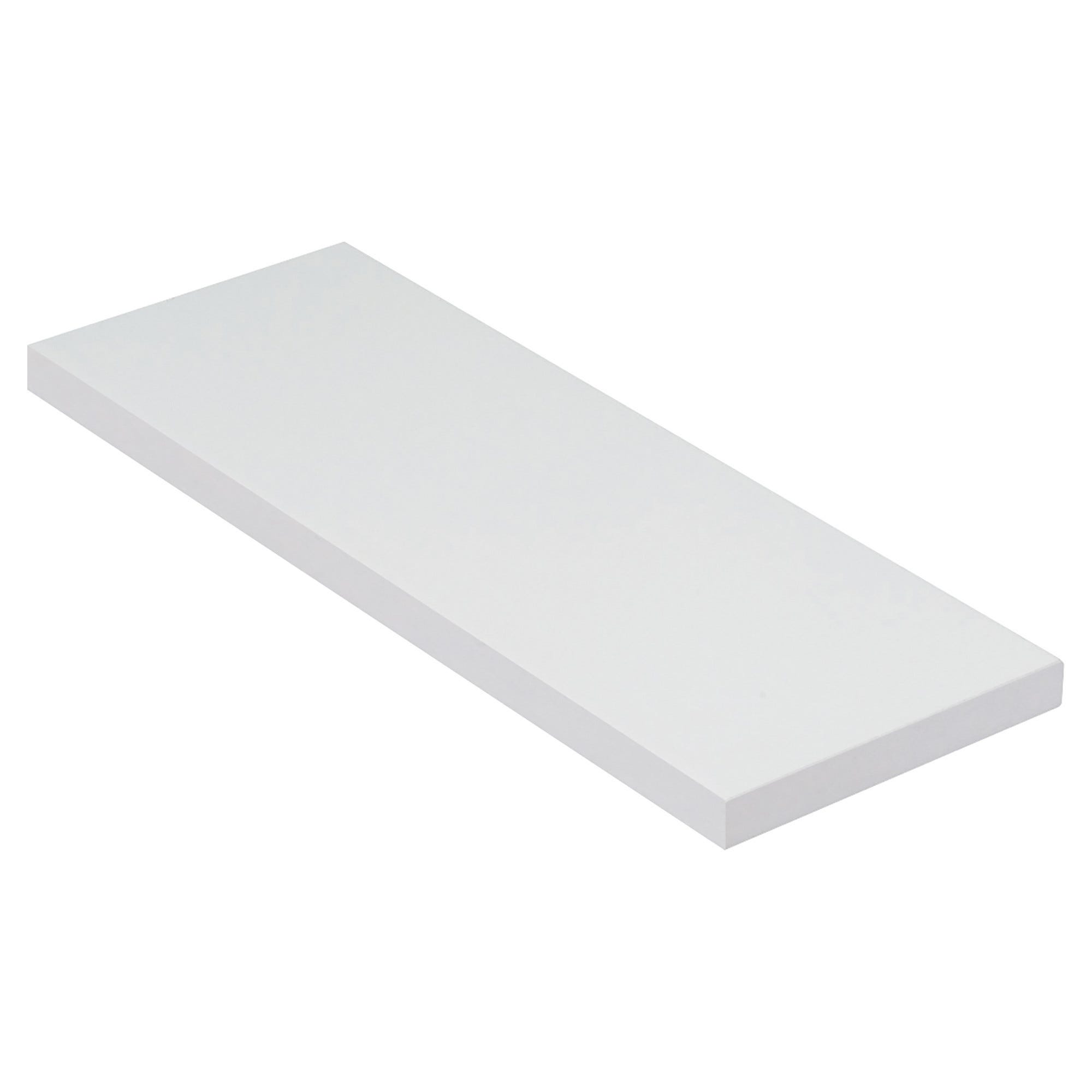MENSOLA BIANCA 80x25 cm (HxL) SPESSORE 25 mm