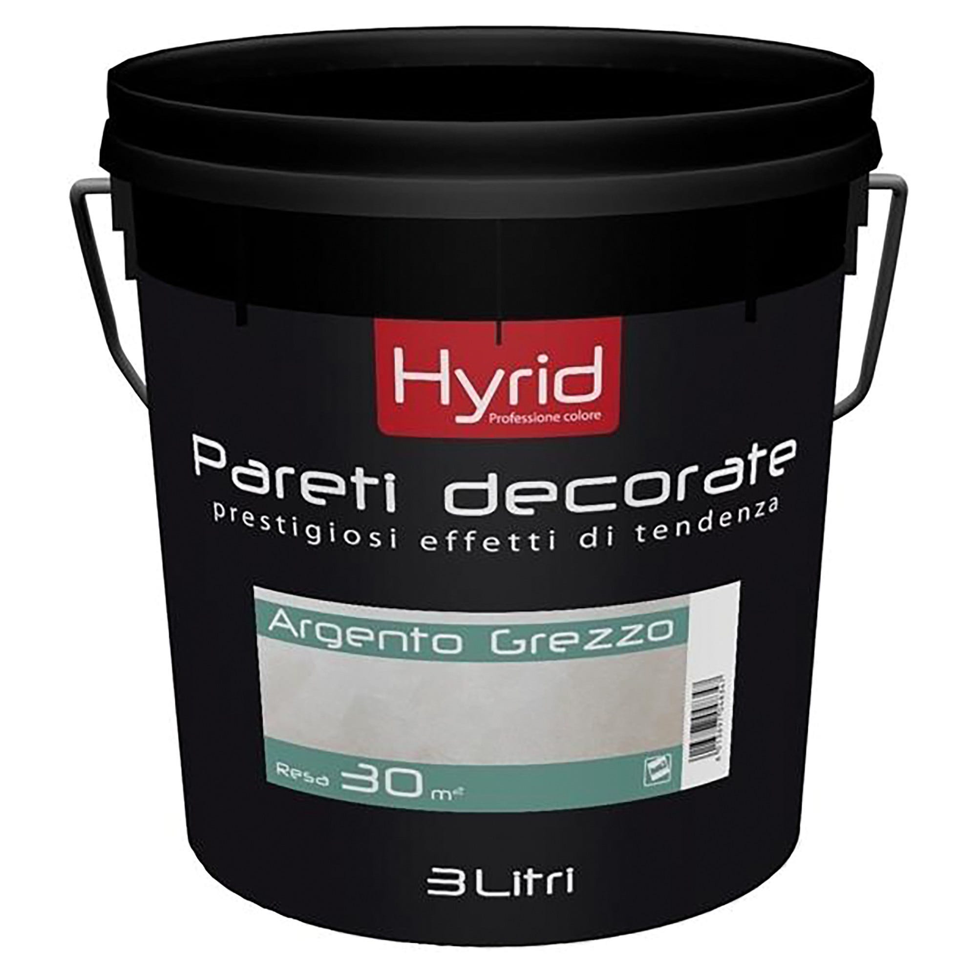 FINITURA ARGENTO ANTICO HYRID 3 l ALL'ACQUA 10 m² CON 1 l A 2 MANI