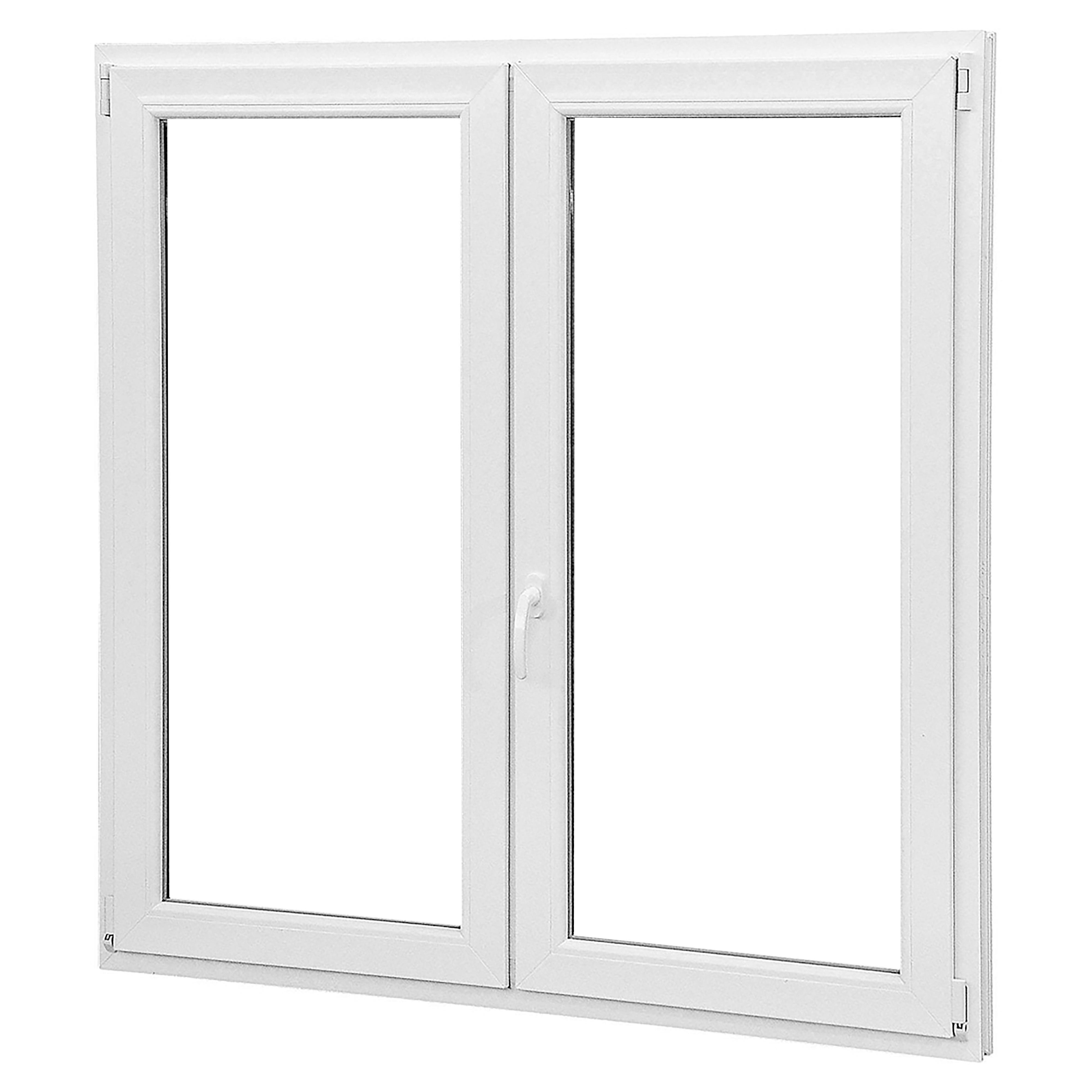 FINESTRA IN PVC BIANCA 2 ANTE 140x140 cm (LxH) | Tecnomat