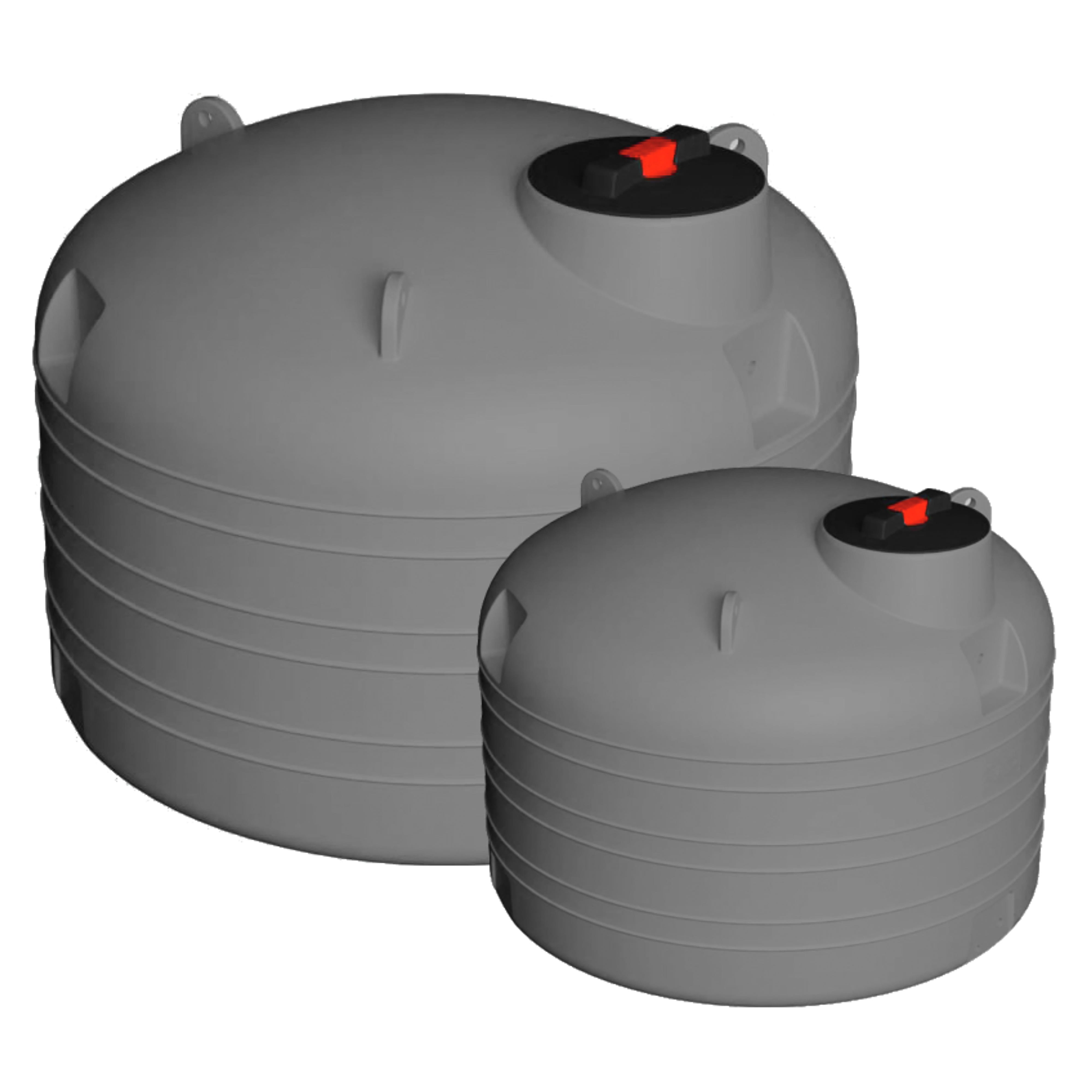 CISTERNA PANETTONE 500 l GRIGIO IN POLIETILENE POTABILE O LIQUIDI