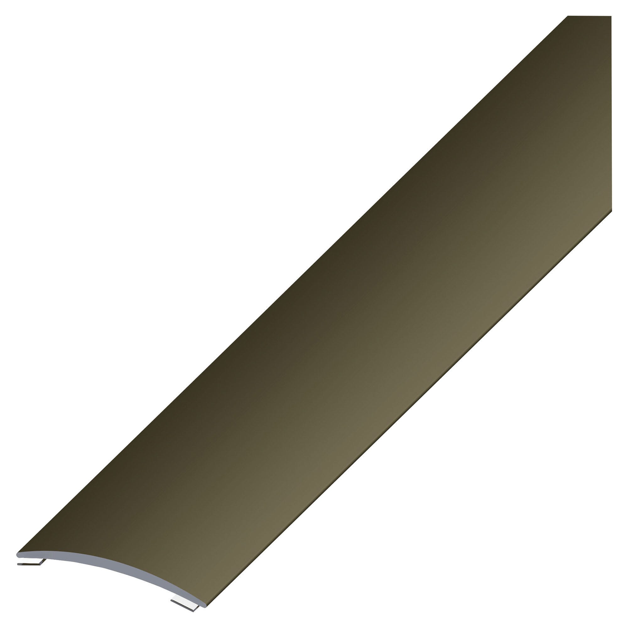 PROFILO RACCORDO ADESIVO BRONZO 30x5mm 2m