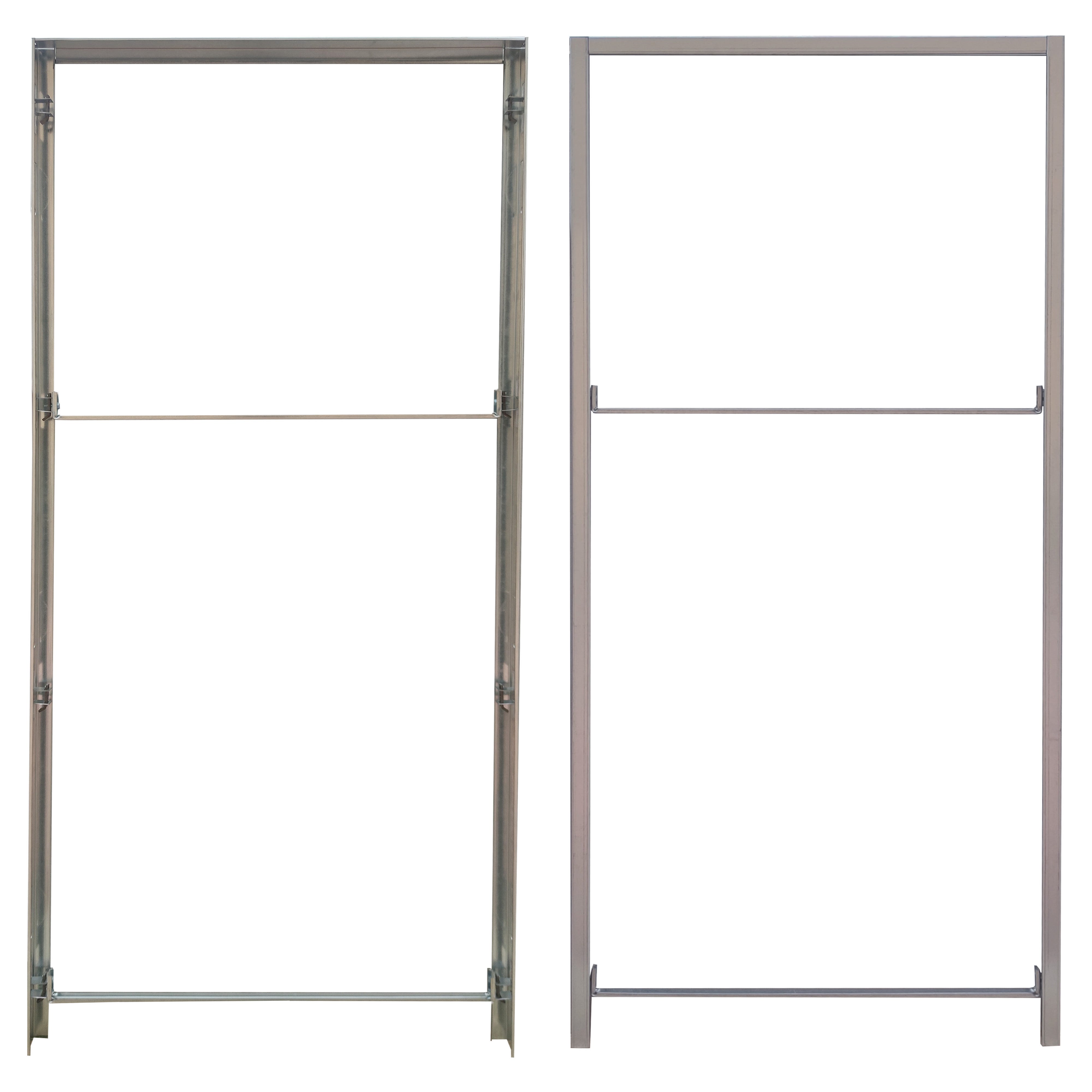 KIT CONTROTELAIO PER PORTA BLINDATA ACCIAIO ZINCATO 210x90 cm (HxL ...