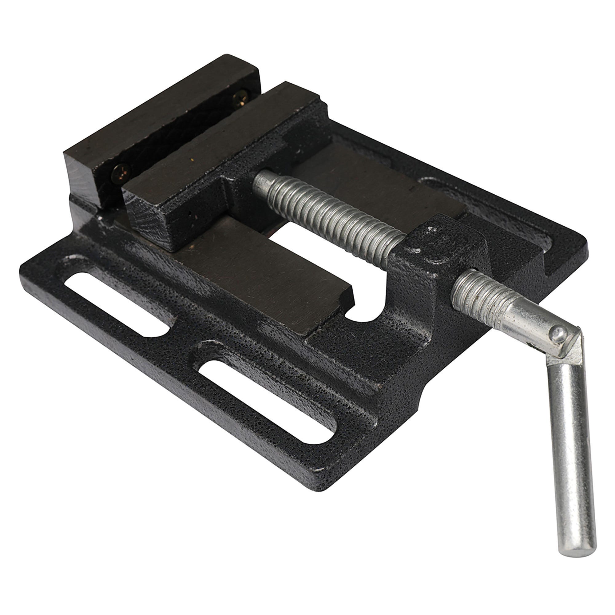 MORSA BASE FISSA 125 mm IN GHISA GANASCE IN ACCIAIO | Tecnomat