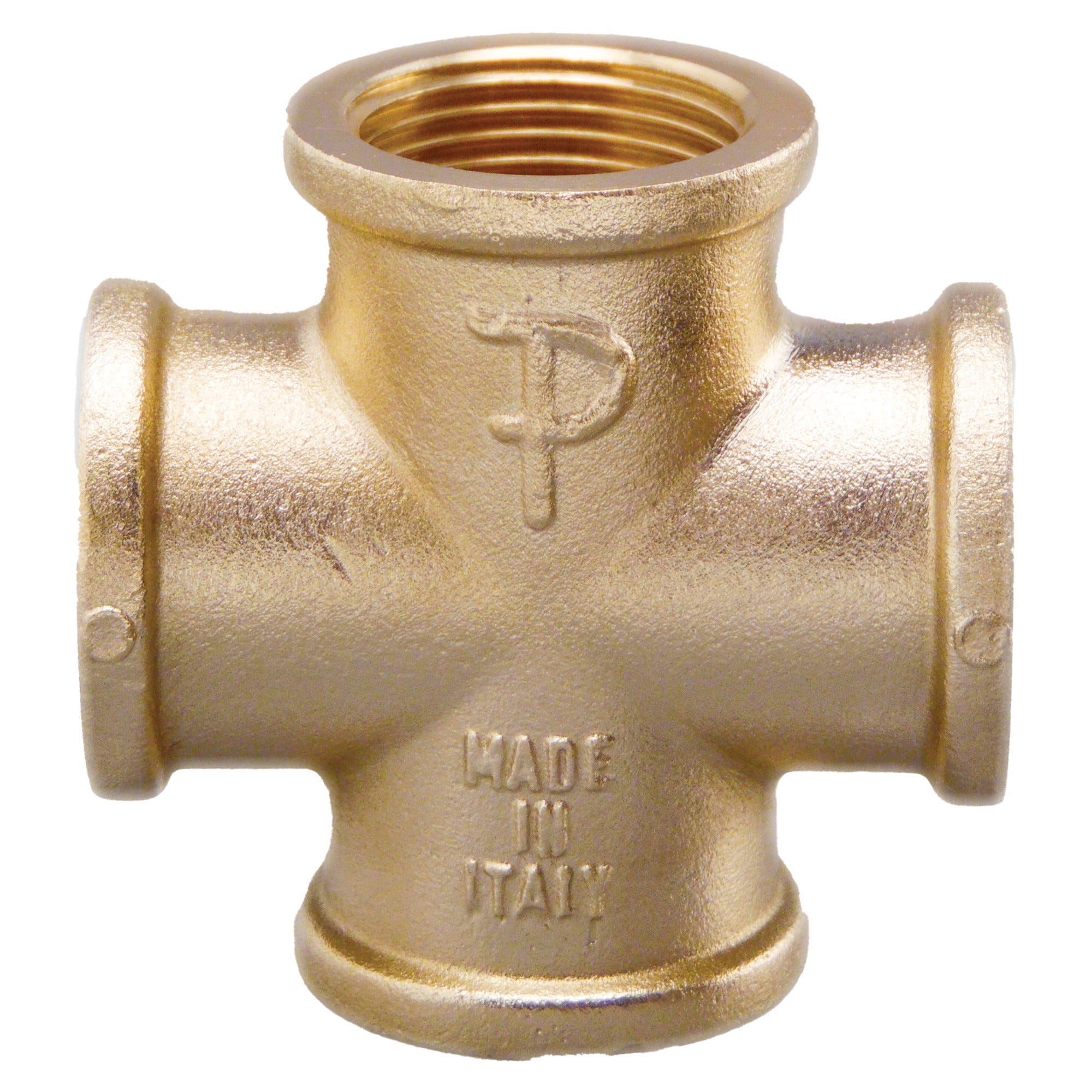 CROCE 4 VIE PATTARONI OTTONE GIALLO 1/2