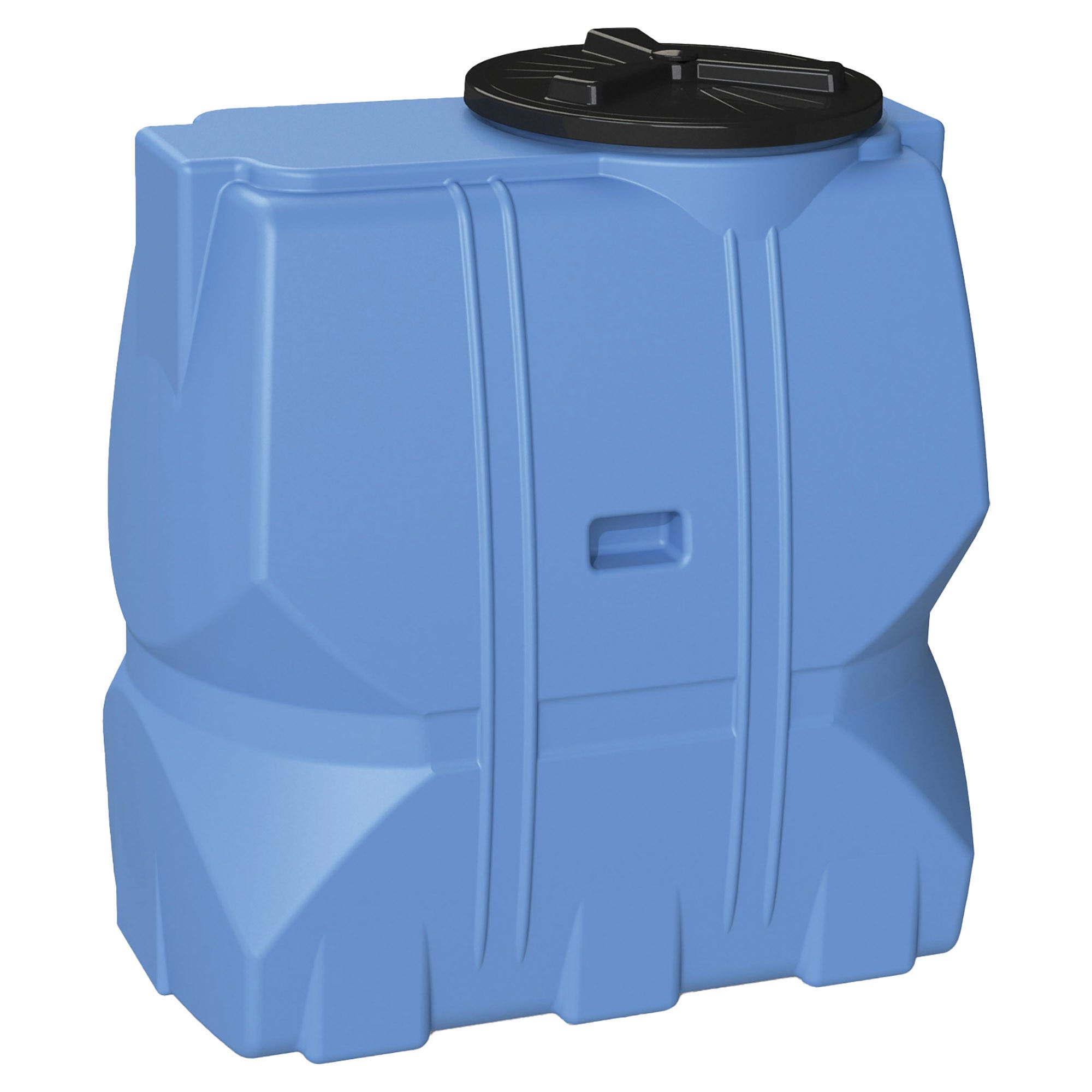 CISTERNA 500 l CUBO ORIZZONTALE IN POLITILENE POTABILE O LIQUIDI