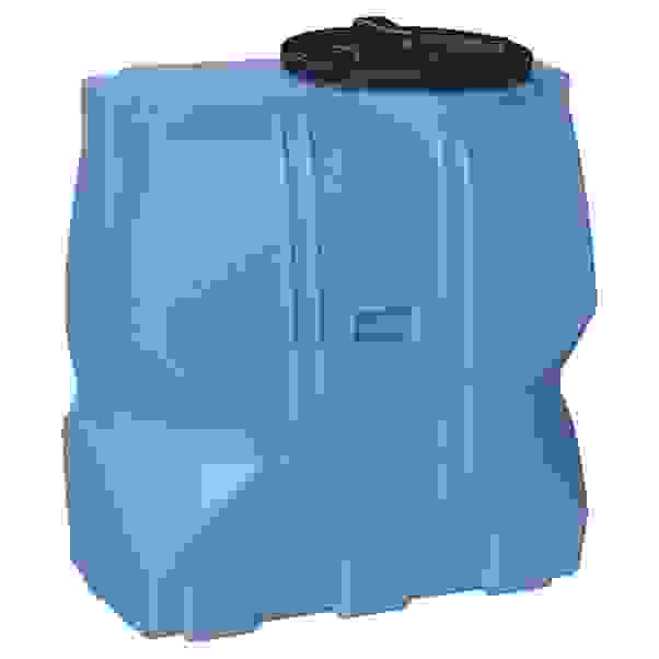 CISTERNA 500 l CUBO ORIZZONTALE IN POLITILENE POTABILE O LIQUIDI