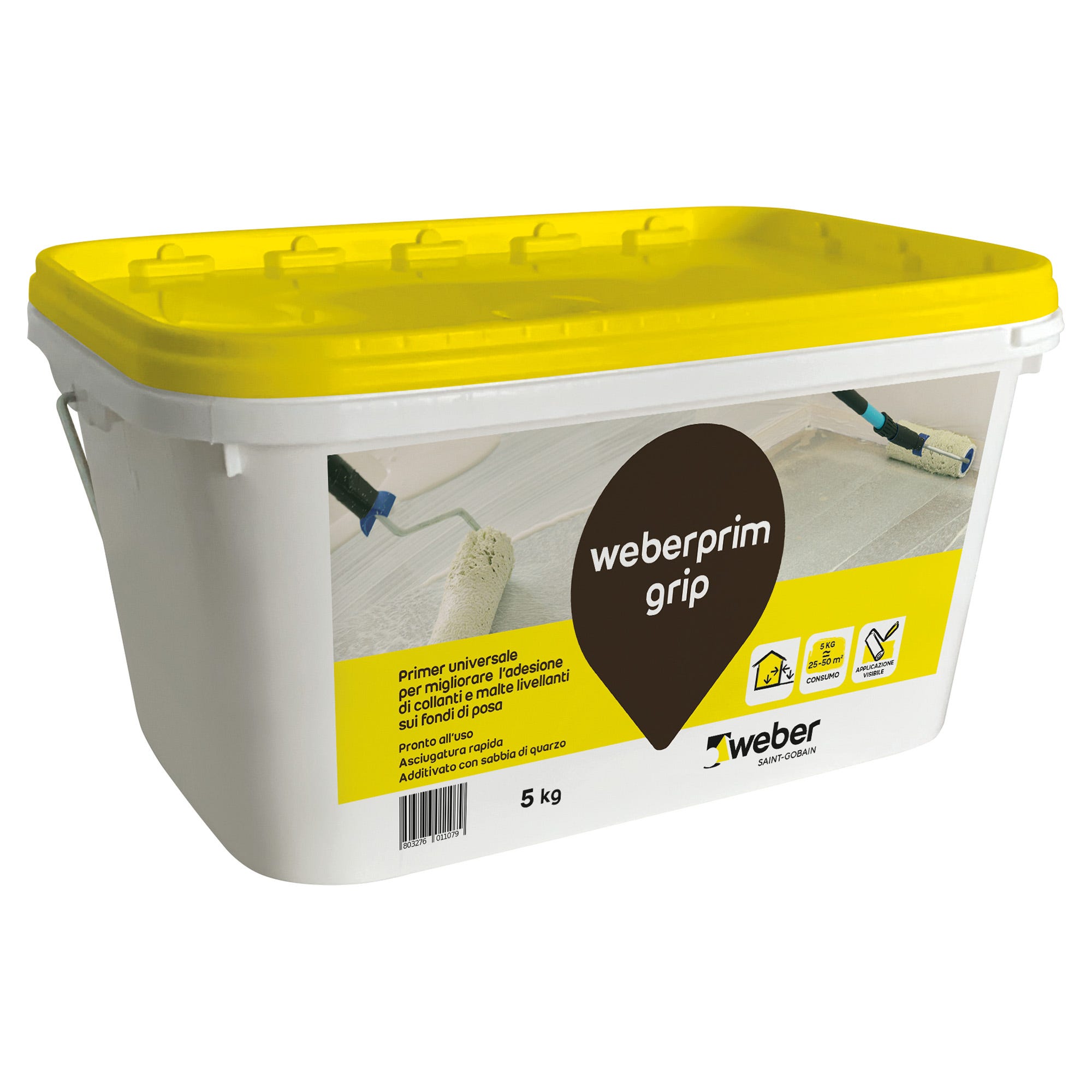 WEBERPRIME GRIP WEBER 5 Kg primer con sabbia al quarz