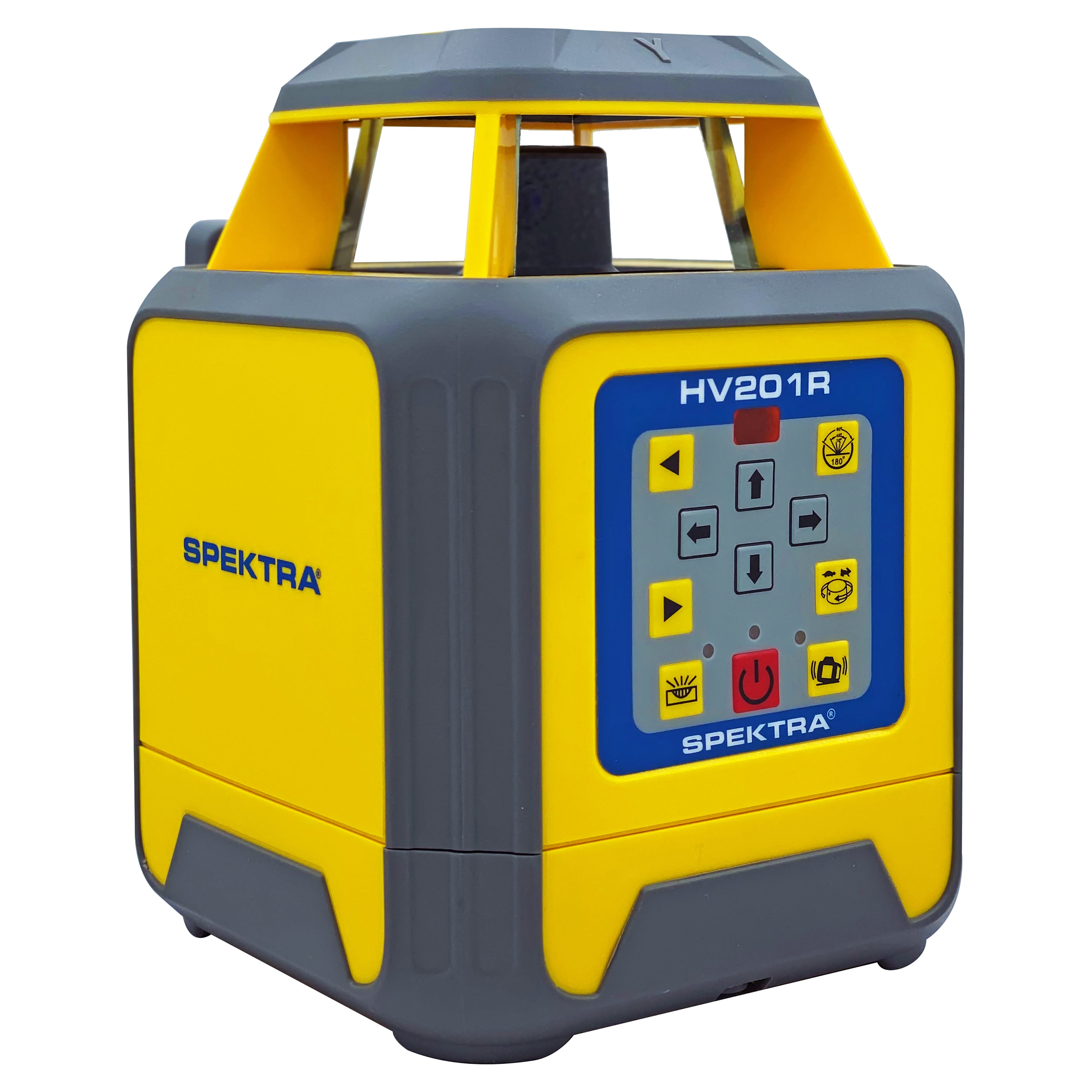 LIVELLA LASER SPEKTRA HV 201 R ROTANTE Ø300 m CON RICEVITORE TELECOMANDO