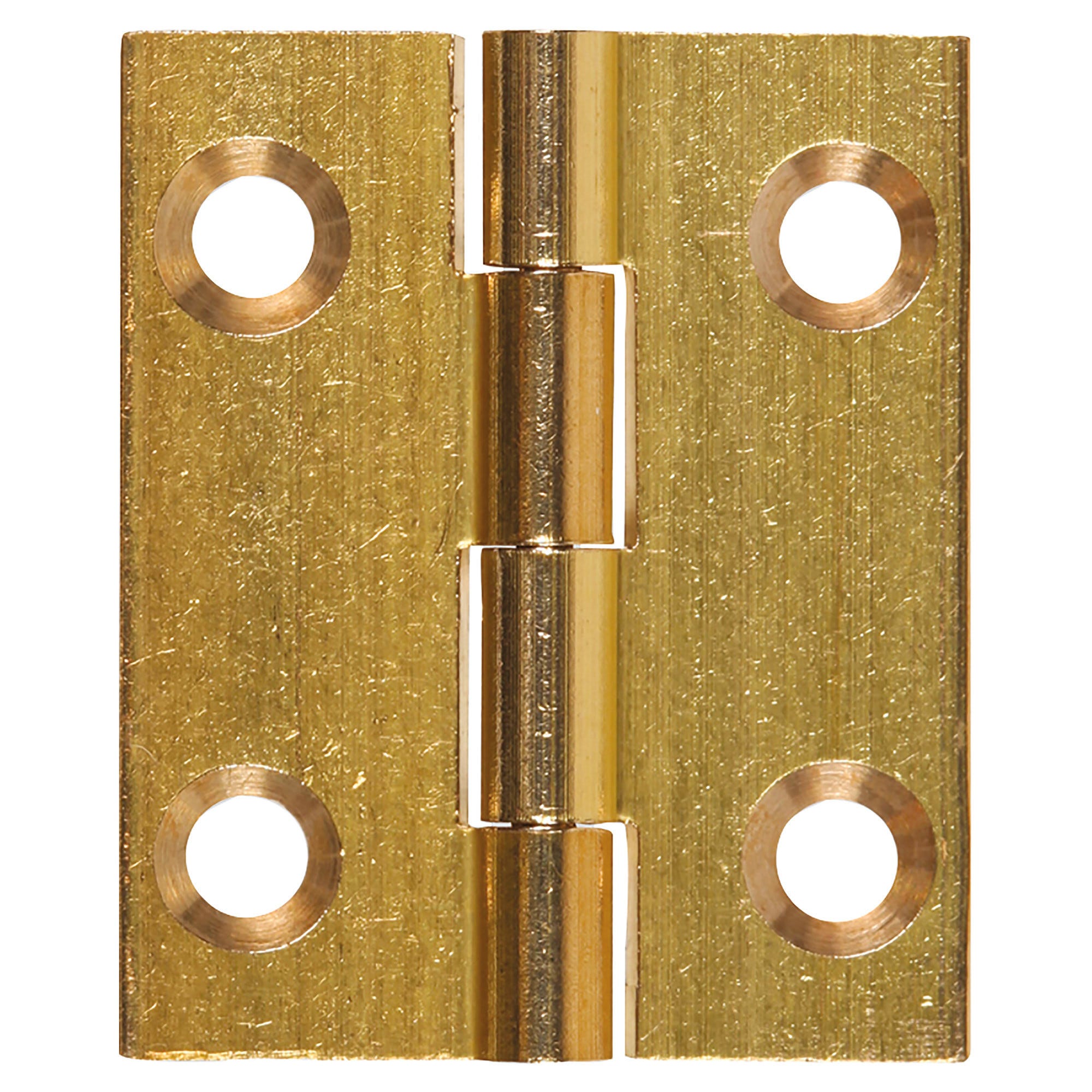 CERNIERE PIANE PROFILATE 30x25 mm OTTONE 2 PEZZI