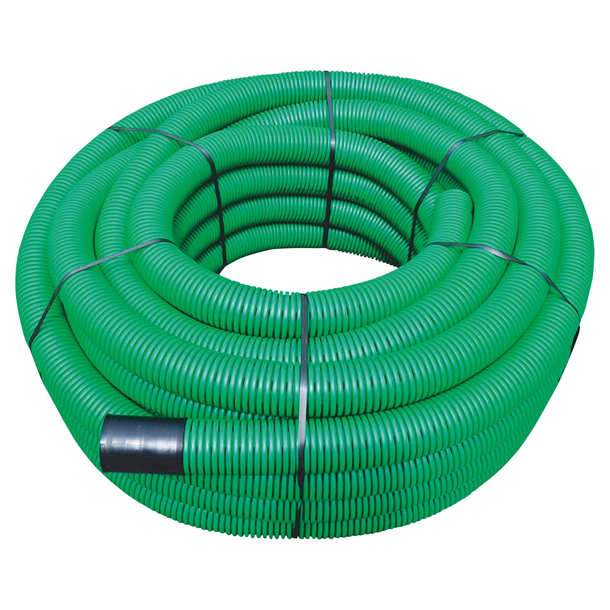 TUBO CORRUGATO HDPE DI DRENAGGIO FITT 25 m Ø 110 mm DOPPIA PARETE FESSURATA