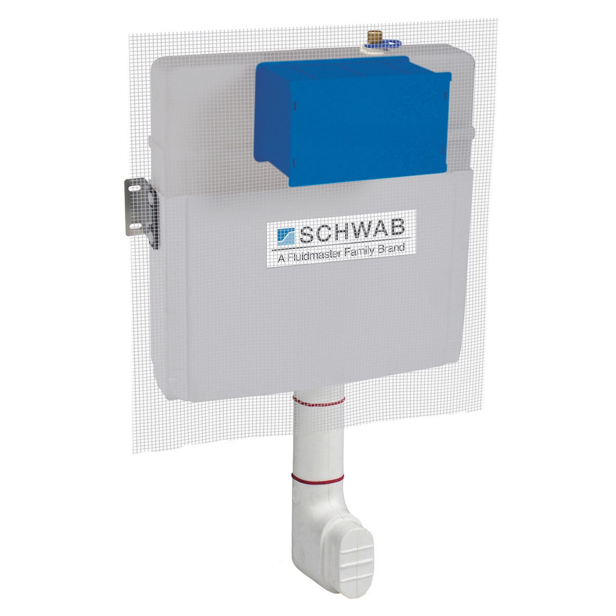 CASSETTA WC INCASSO SCHWAB UP299 PER WC A PAVIMENTO E PARETI IN ...