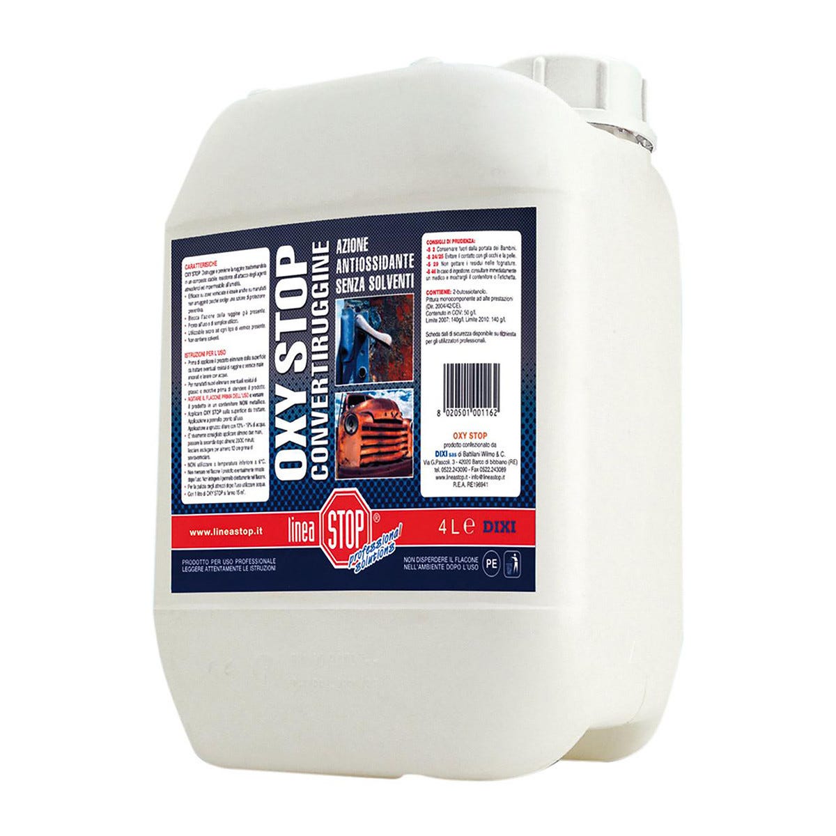CONVERTIRUGGINE OXY STOP DIXI 4 l PROFESSIONALE BLOCCA E STABILIZZA LA ...