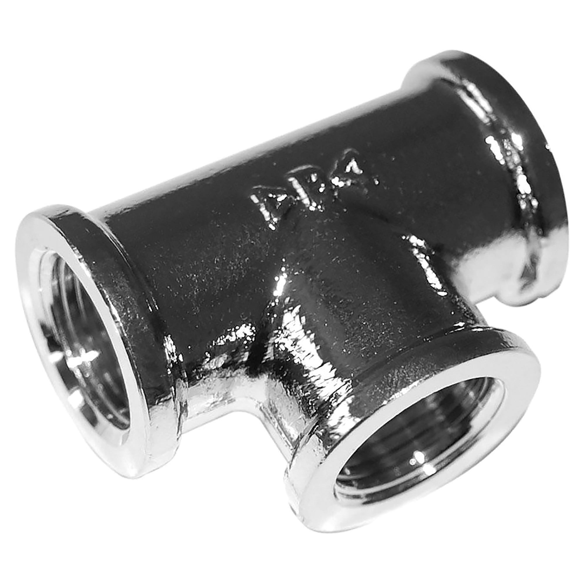 TEE OTTONE CROMATO F 1/2'' SERIE 8000 M | Tecnomat