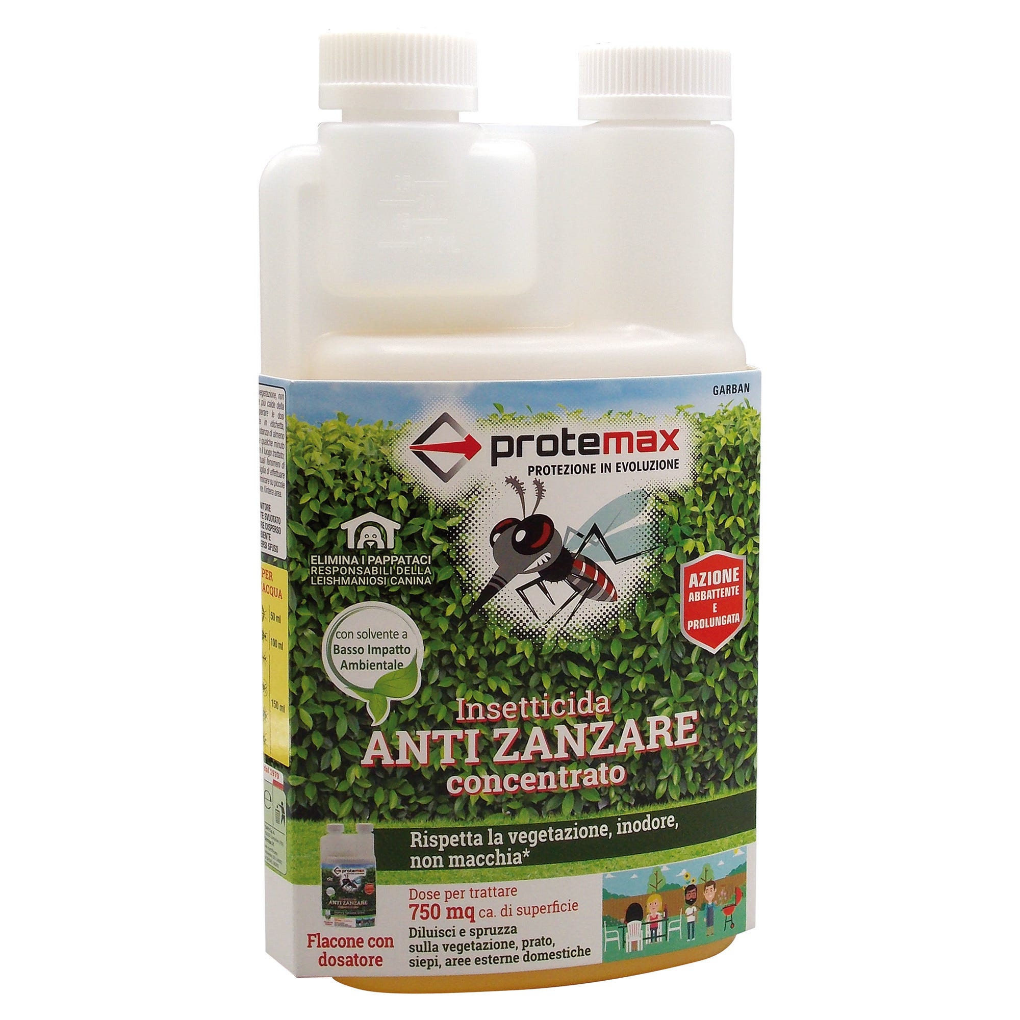 INSETTICIDA CONCENTRATO PER ZANZARE DA DILUIRE IN ACQUA 500 ml ...