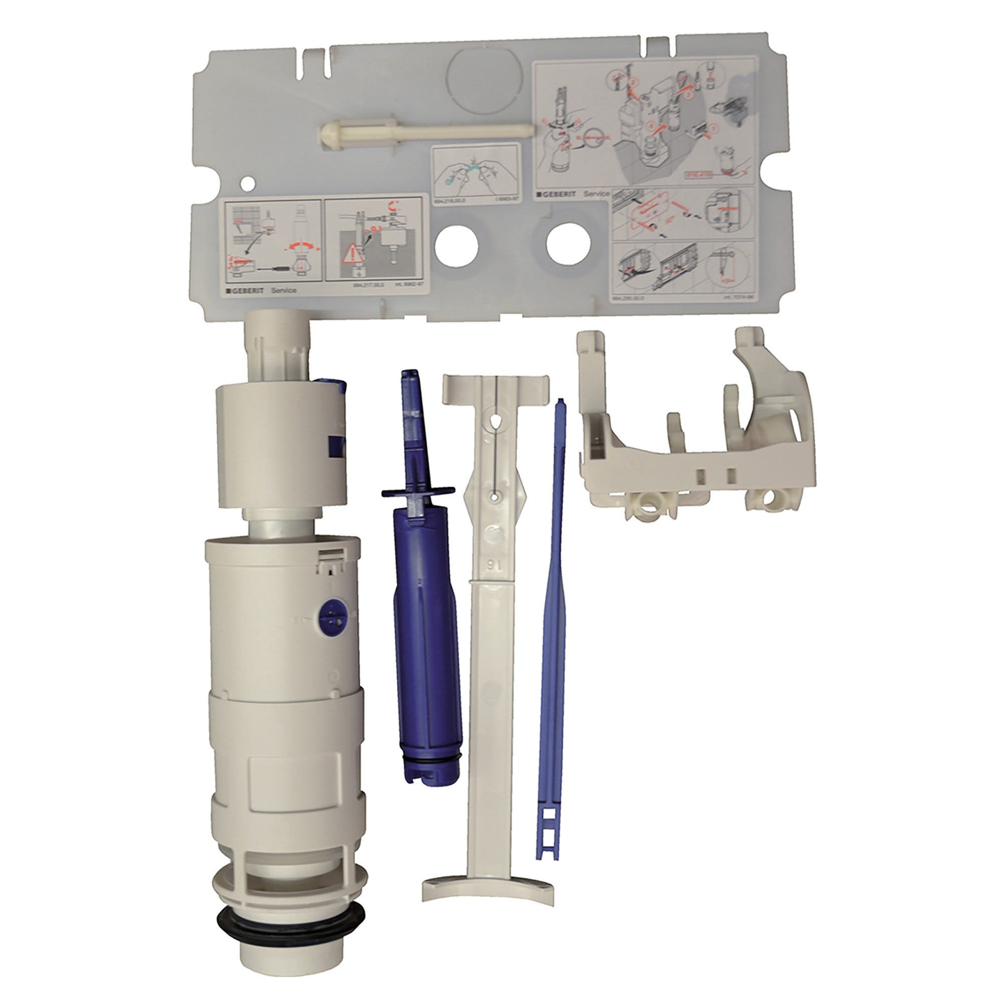 GEBERIT TWICO 240.516 PER CASSETTE WC INCASSO SERIE 110.700 DOPPIO TASTO