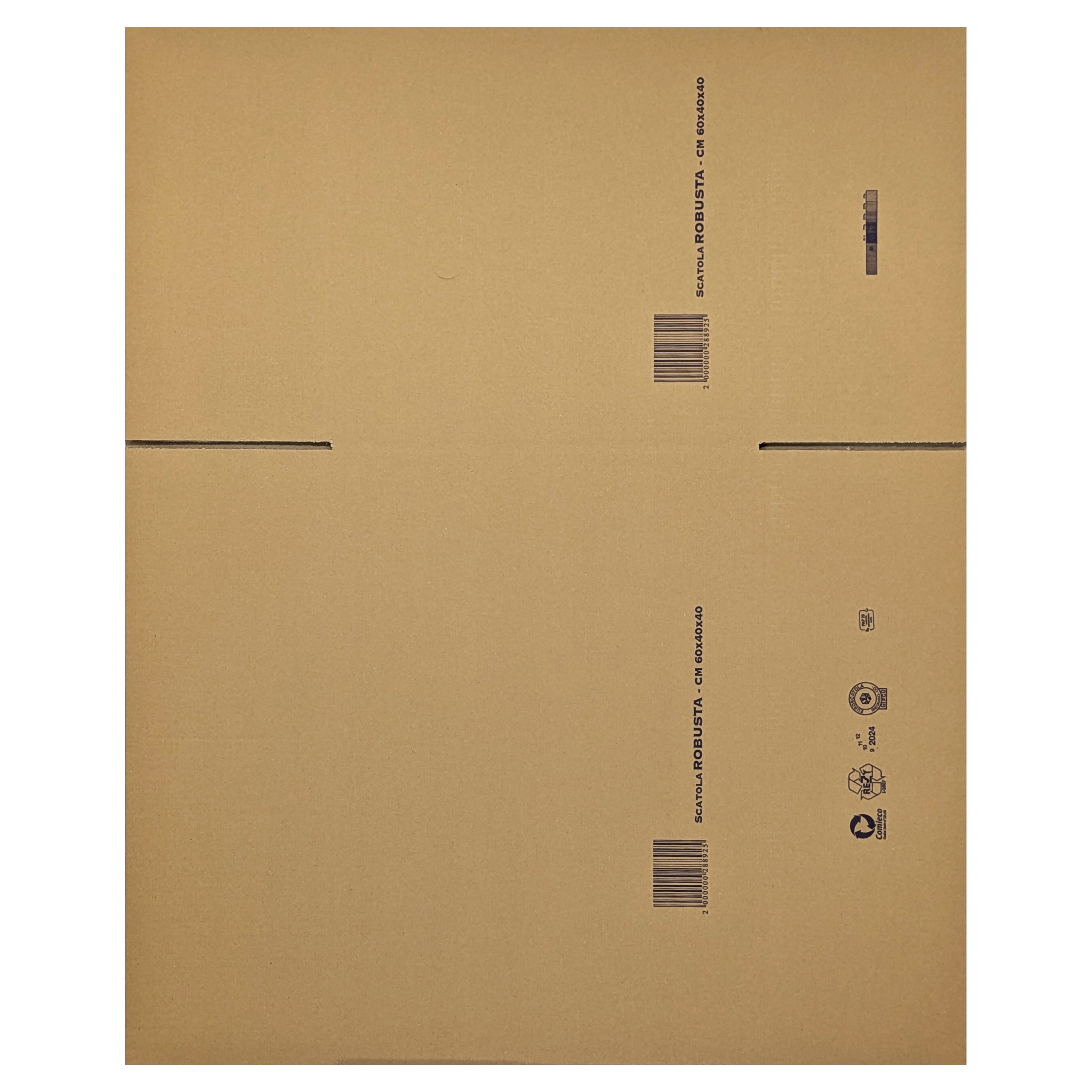 SCATOLA IMBALLO CARTONE 60x40x40 cm (LxHxP) CARTONE DOPPIA ONDA