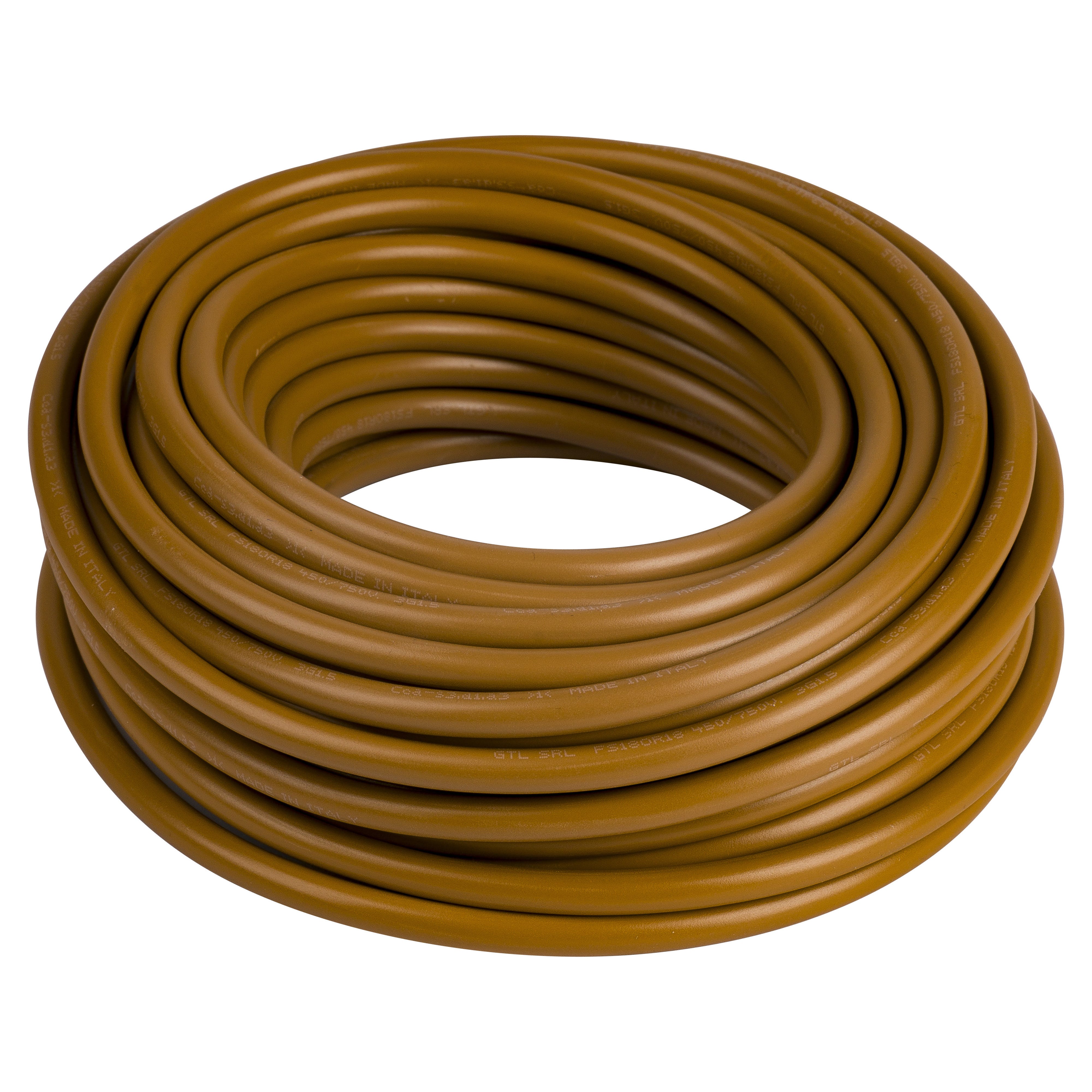 CAVO TRIPOLARE FS18OR18 450/700V 3G1,5 mmq MATASSA 15 m COLORE MARRONE