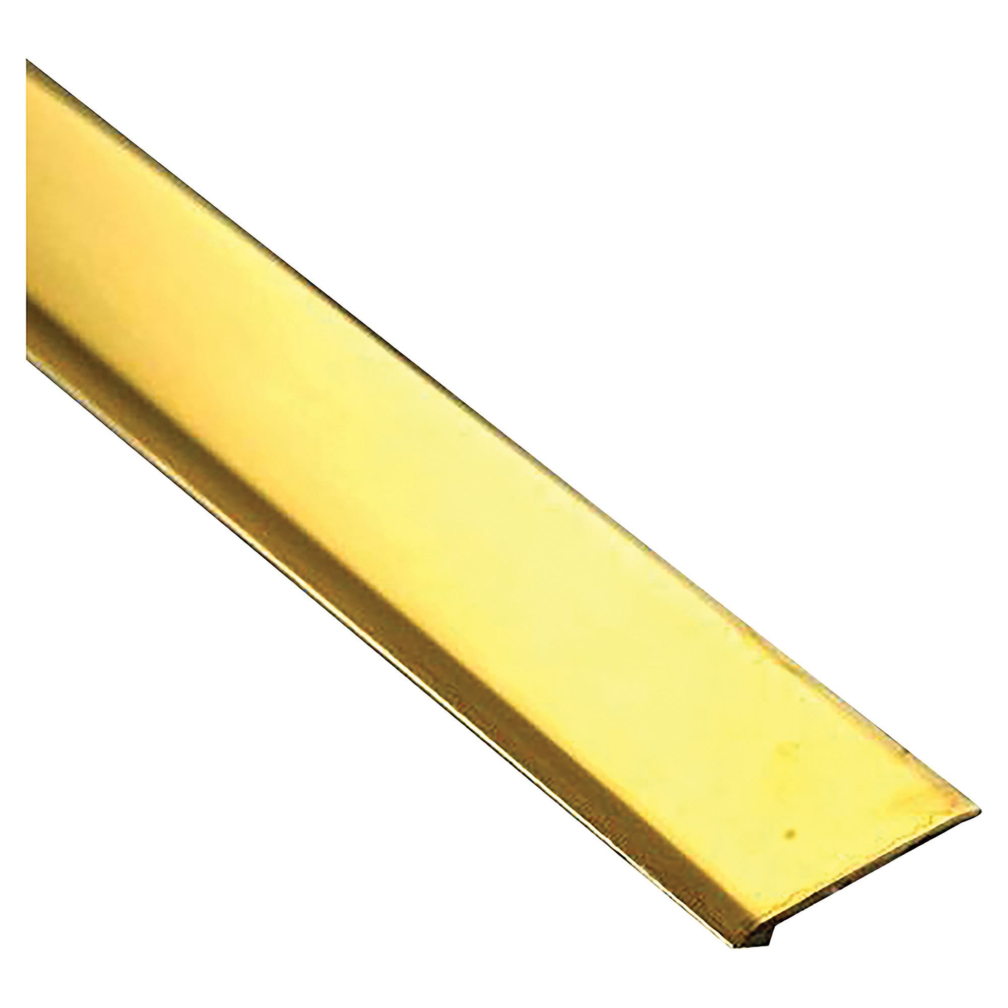 PROFILO DI GIUNZIONE ADESIVO COLORE OTTONE 930 x 40 mm | Tecnomat