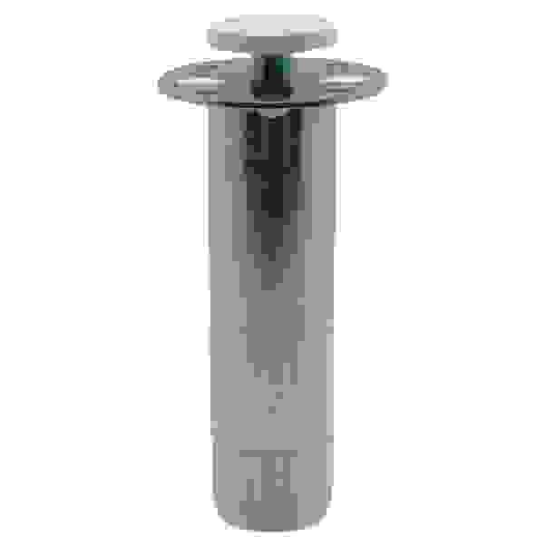 PIEDE PER MOBILE REGOLABILE Ø 28 mm H 100 mm ACCIAIO