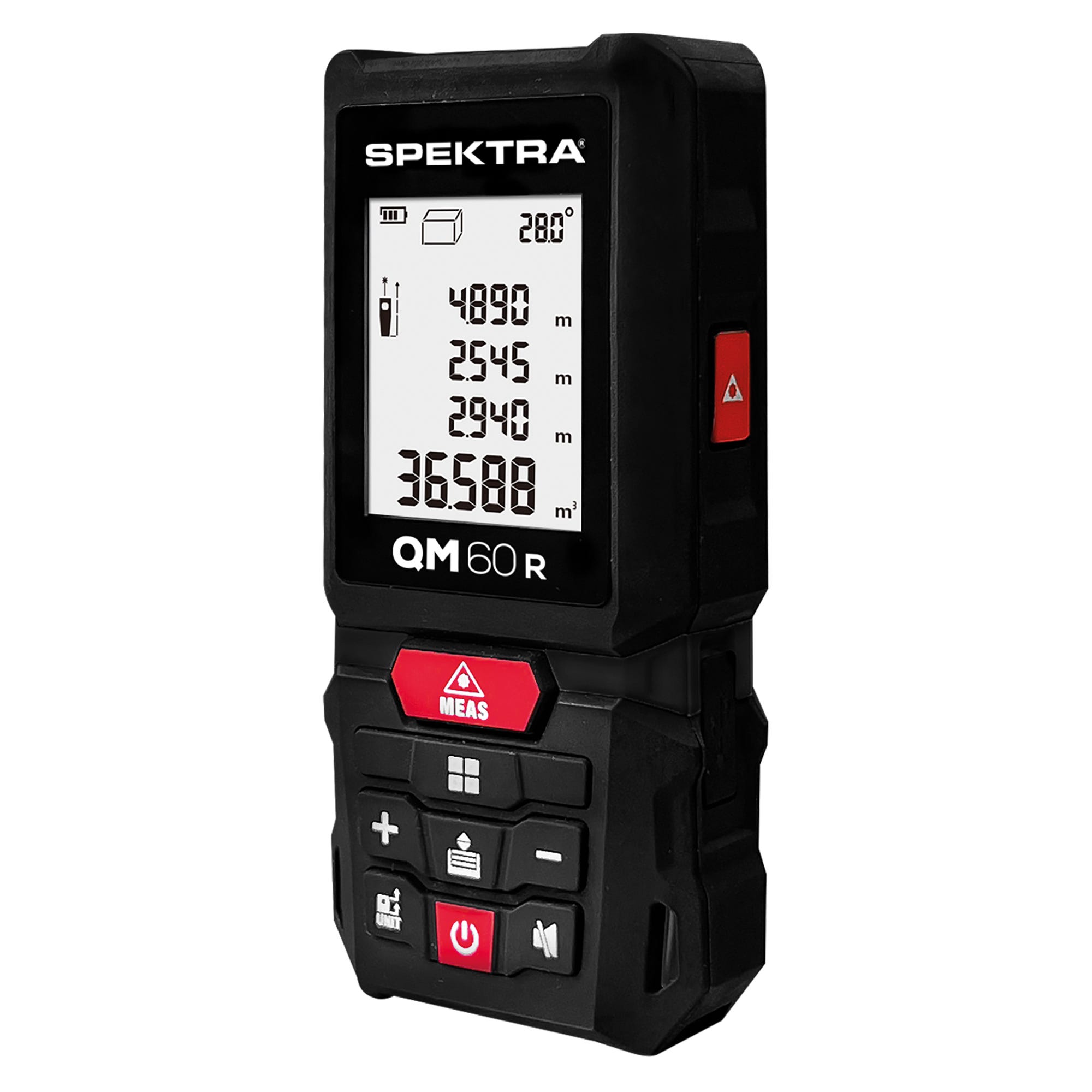 MISURATORE LASER SPEKTRA QM60 R FINO A 60 m RAGGIO ROSSO