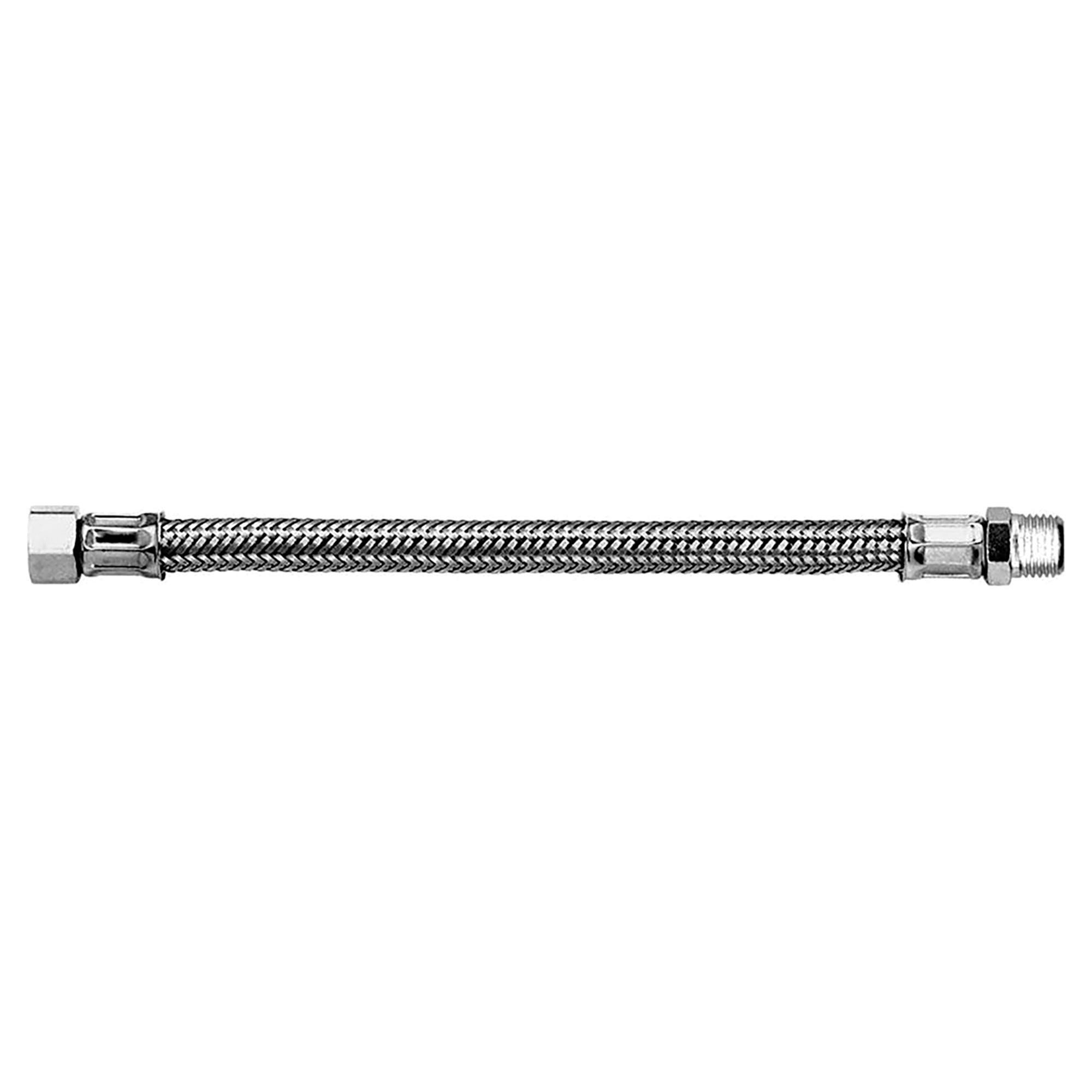 FLESSIBILE ACCIAIO INOX M3/8''xF3/8'' LUNGHEZZA 50 cm PORTATA 48 l/min