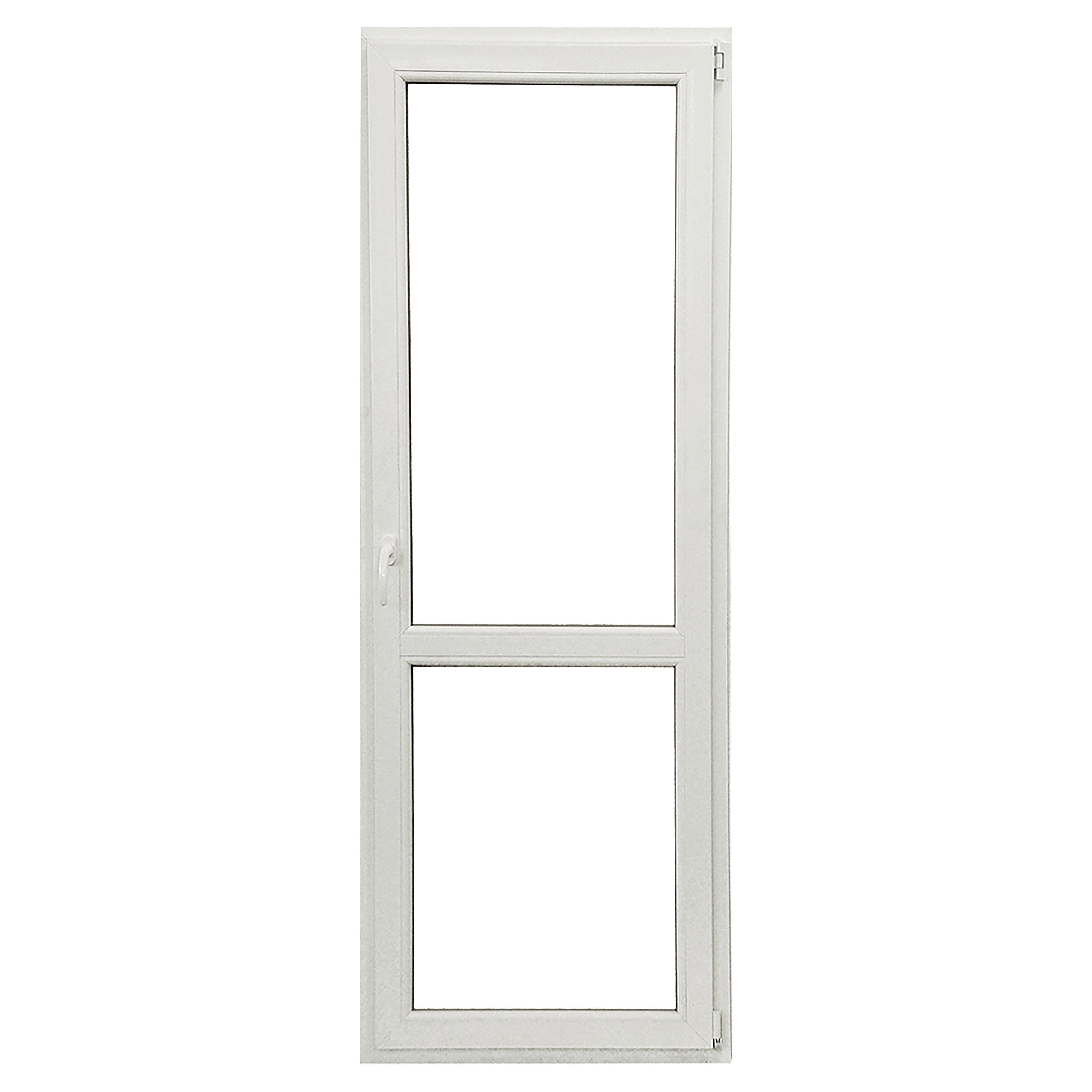 PORTA FINESTRA IN PVC BIANCA 1 ANTA CON SERRATURA DESTRA 80x220 cm (LxH)