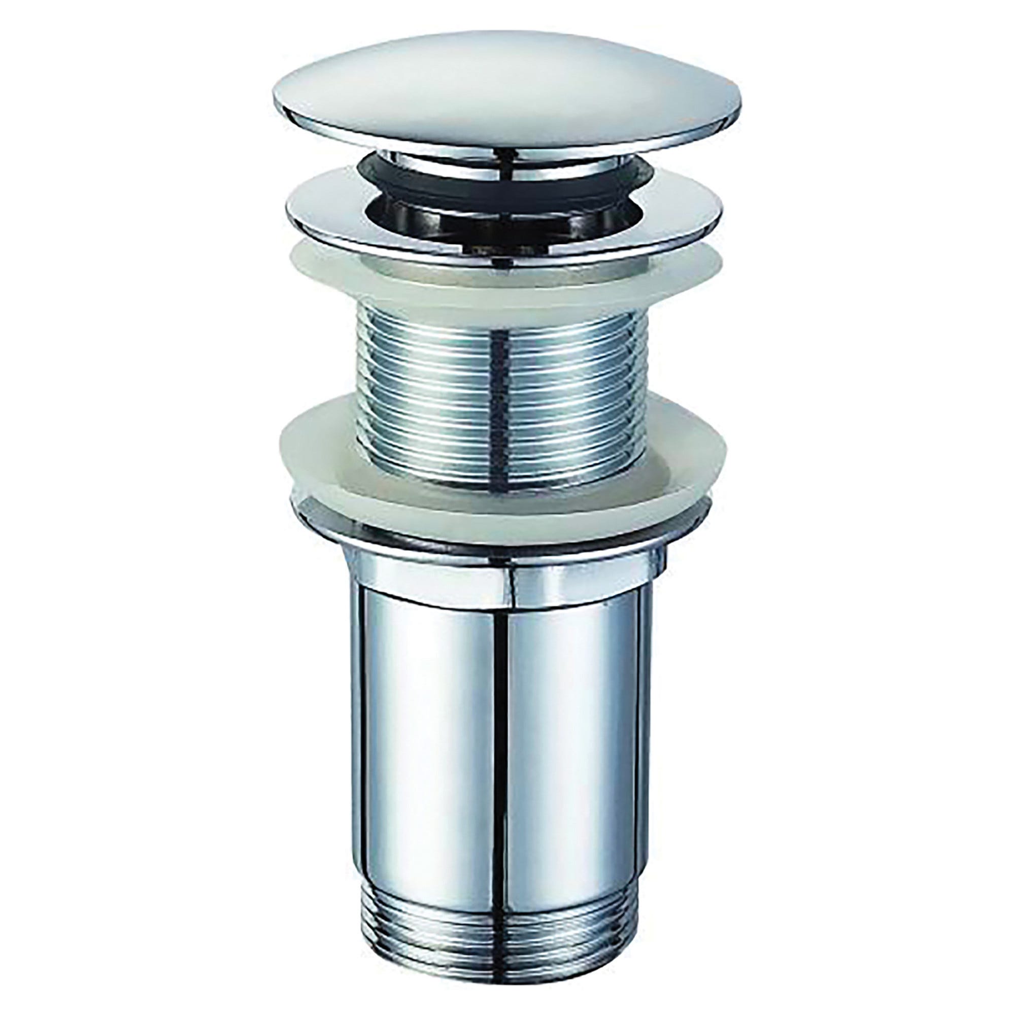 PILETTA LAVABO BIDET CLICK CLACK TECOM SENZA TROPPO PIENO 1''1/4 IN ...