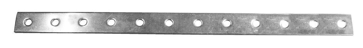 PIASTRA FORATA DRITTA RINFORZATA 300 mm INOX AISI 304 LUCIDO