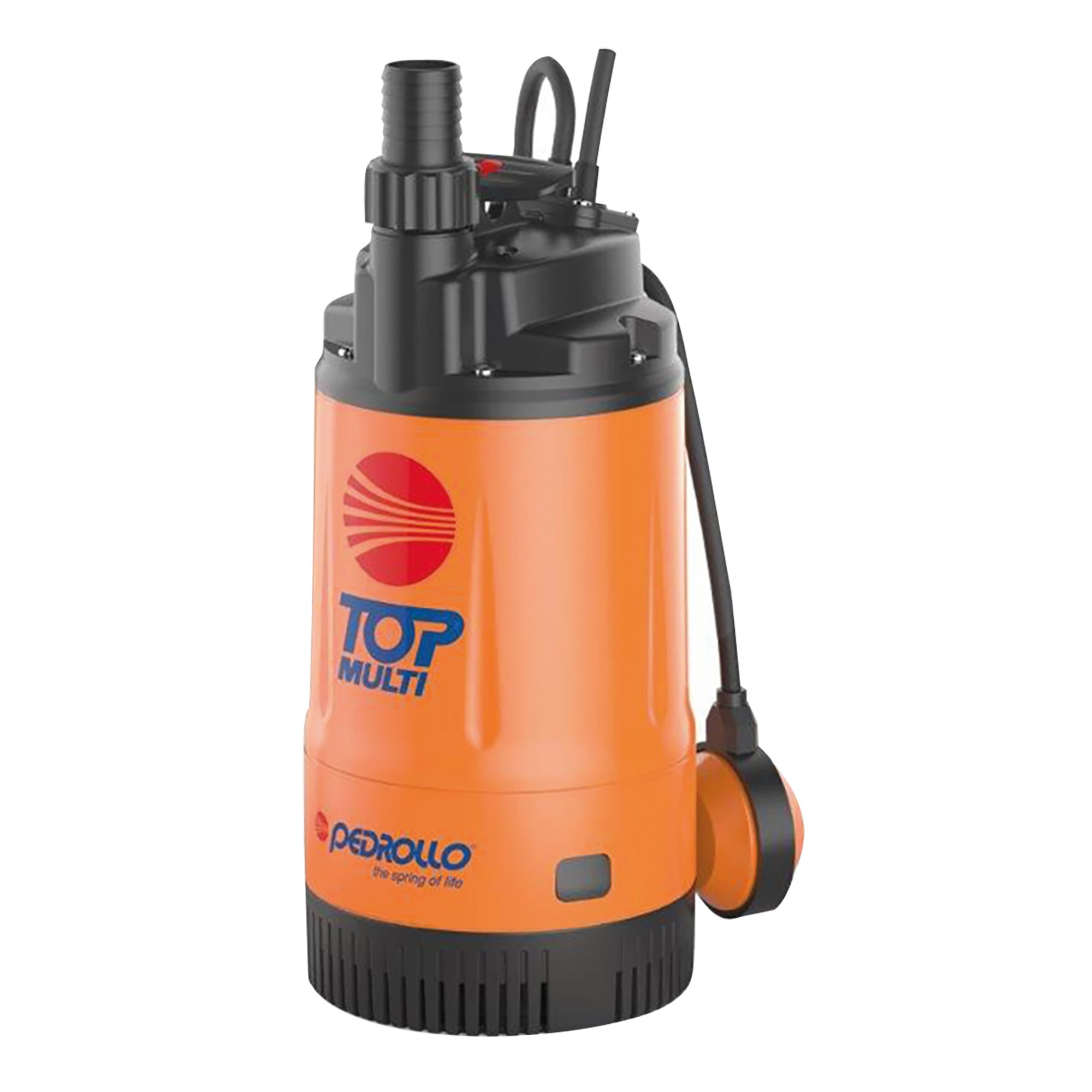 POMPA SOMMERSA PEDROLLO 550 W TOP MULTI TECH ACQUE PULITE PRESS CONTROLL INTEGRATO