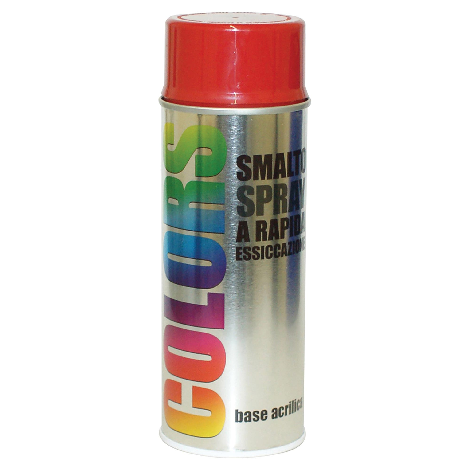 SMALTO SPRAY COLORS MOTIP RAL 3003 ROSSO RUBINO 400 ml 2 - 4 m² CON 1 l