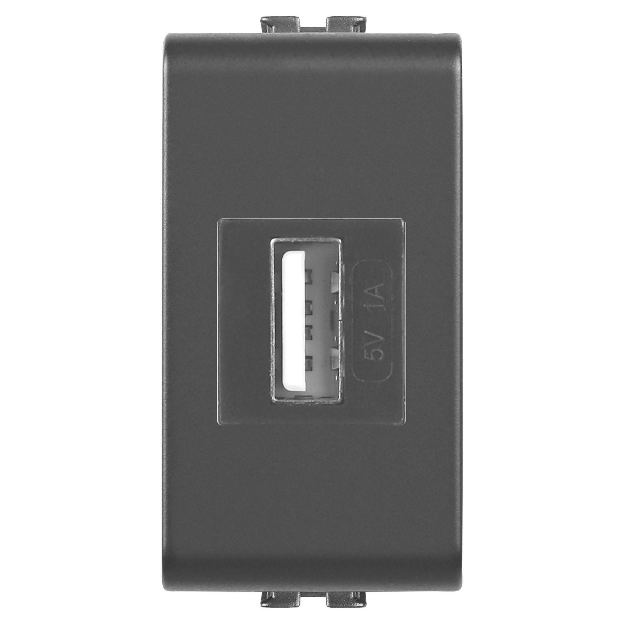 PRESA USB KALOS NERA TENSIONE 5Vdc 2A 110-250Vac 50-60Hz
