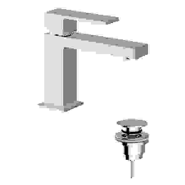 MISCELATORE LAVABO TEOREMA ALASKA CROMO CARTUCCIA Ø25 mm