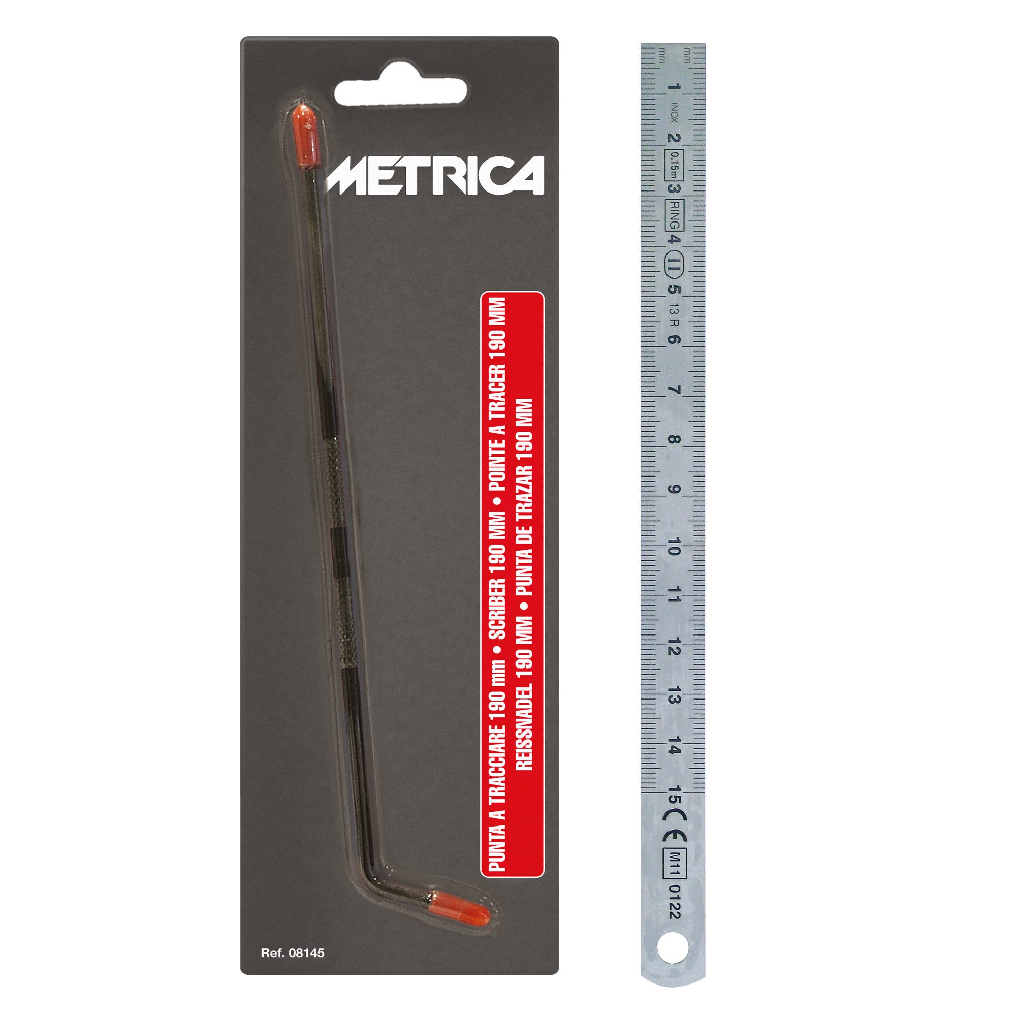 KIT METRICA RIGA 200 mm E PUNTA A TRACCIARE | Tecnomat