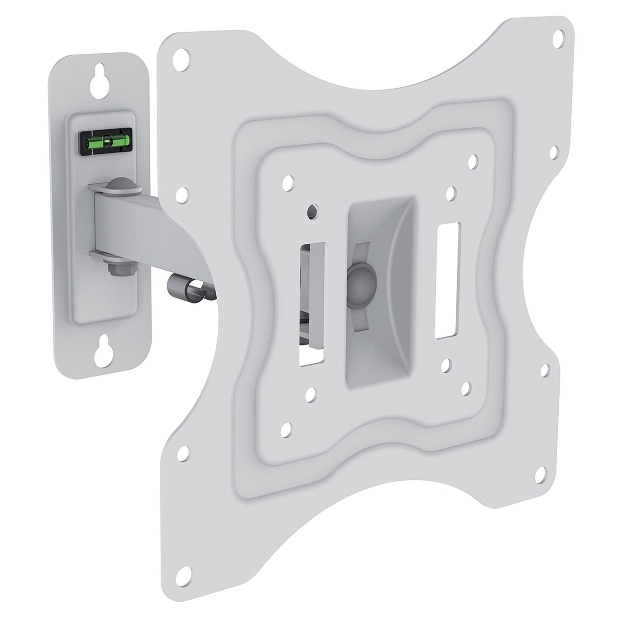 SUPPORTO 2 SNODI INCLINABILE DA 23'' A 42'' PER TV VESA: 100-200 mm BIANCO