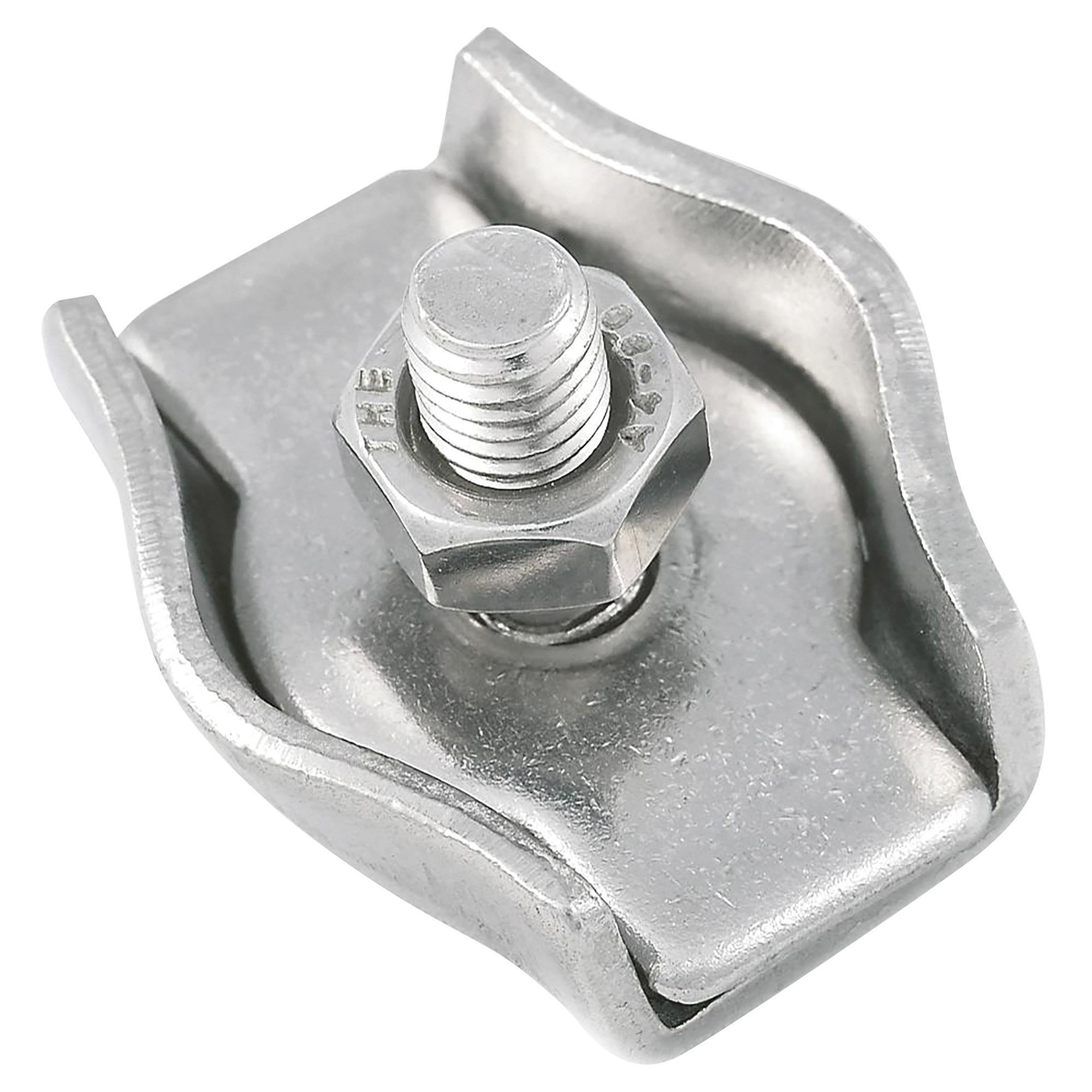 MORSETTI SIMPLEX PER FUNE Ø 5 mm ACCIAIO INOX AISI 316 2 PEZZI