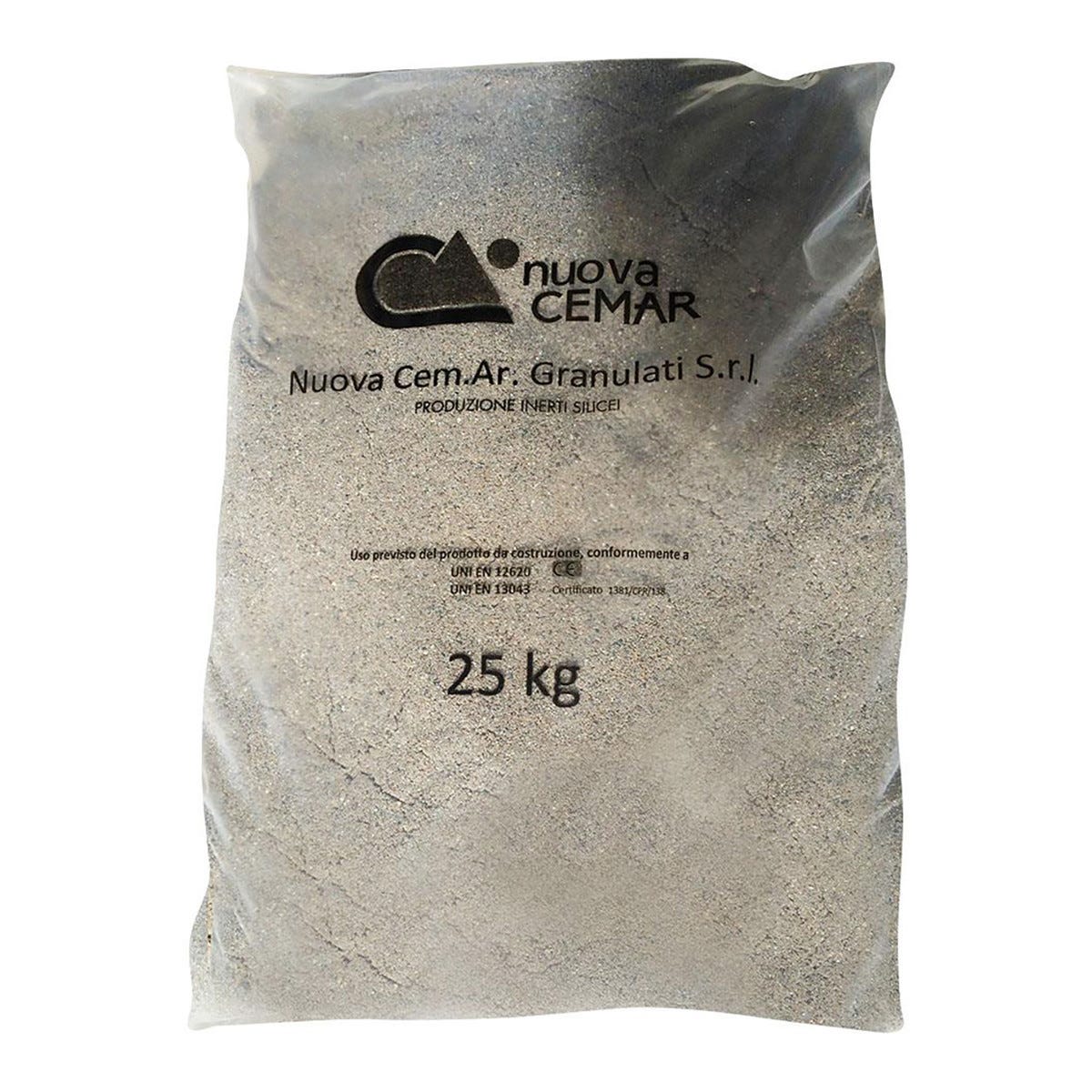 SABBIA FINE GRANULOMETRIA 0 - 2 20 kg