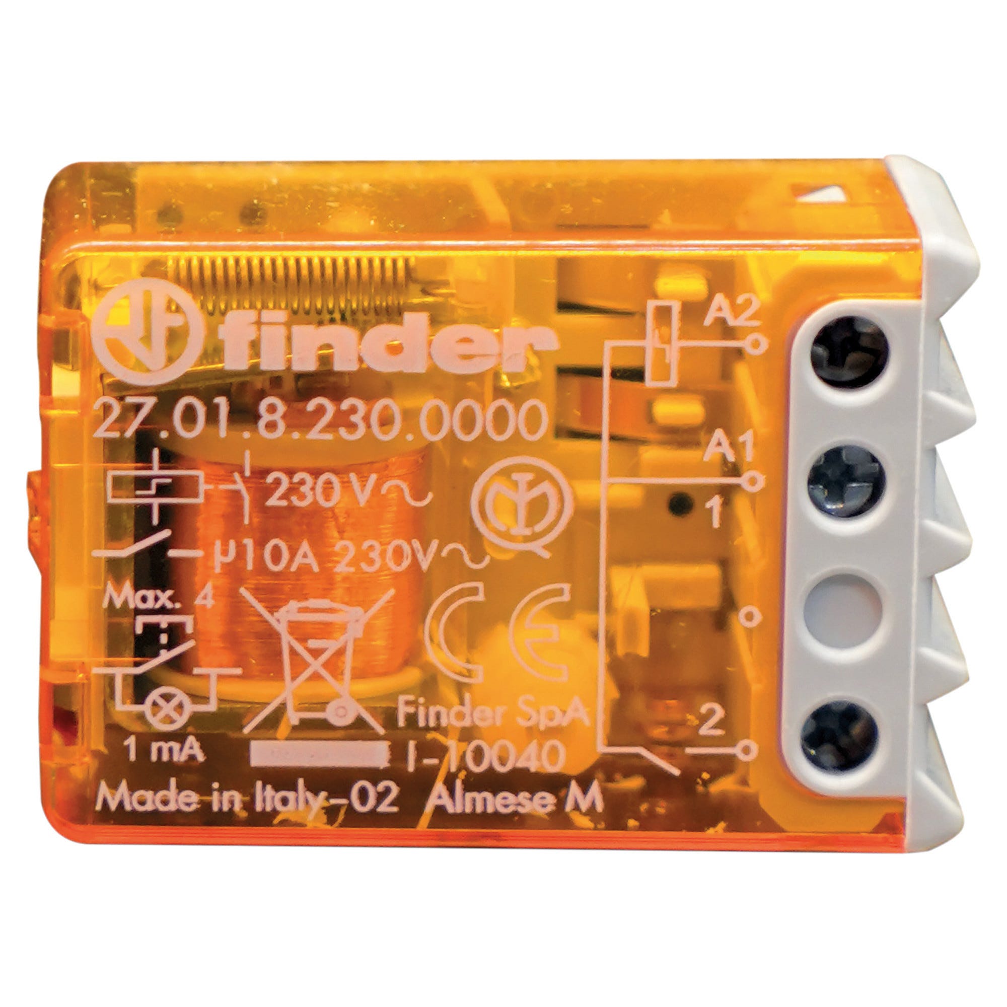 RELE' AD IMPULSI FINDER 1 CONTATTO NO AC (50/60Hz) 230V