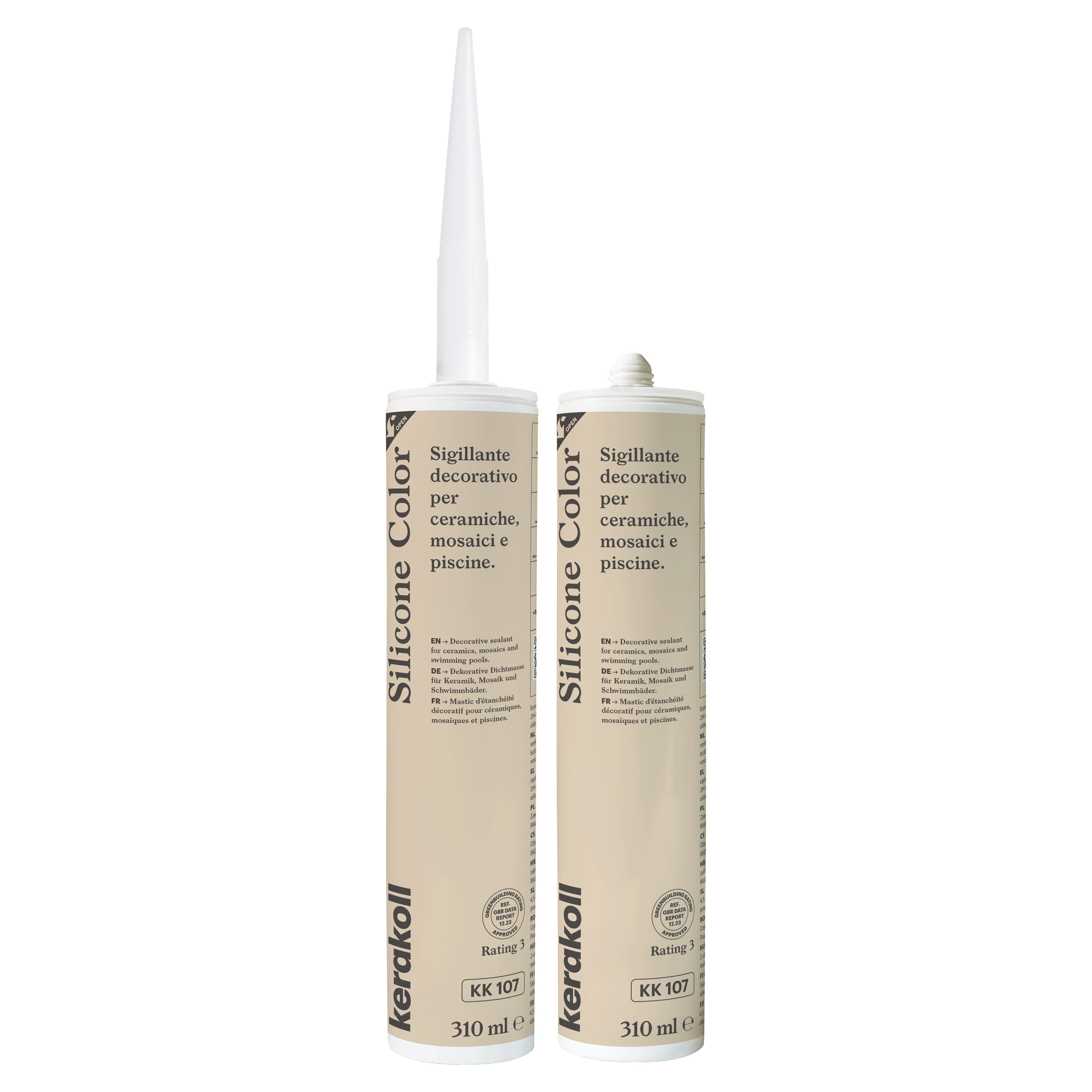 SILICONE COLOR KERAKOLL KK 107 310 ml USO INTERNO ESTERNO