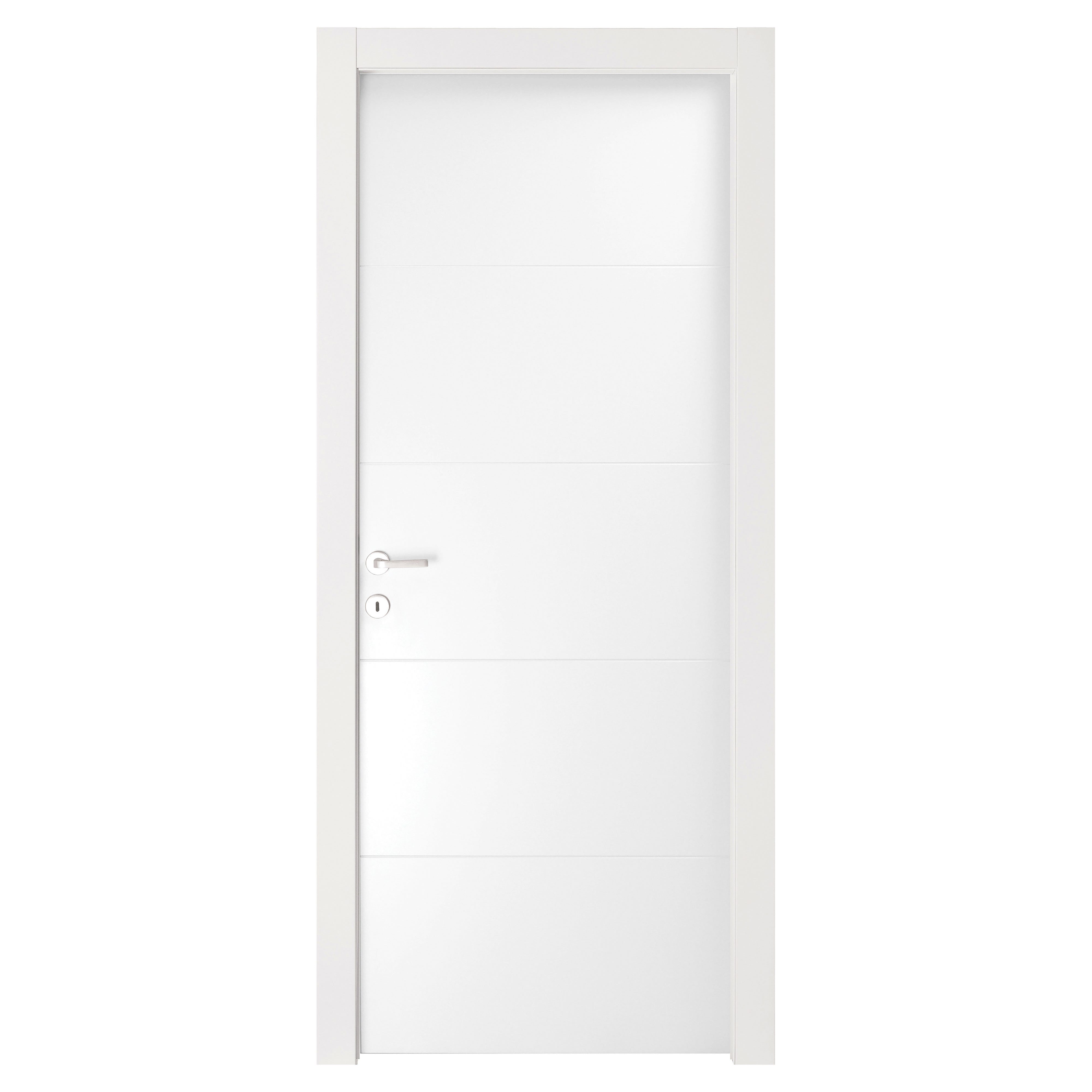 PORTA DA INTERNO BATTENTE IRIS NEW CONTRACT EFFEBIQUATTRO 60x210 cm ...