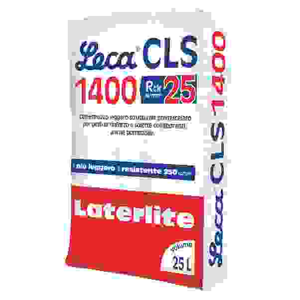 CALCESTRUZZO LEGGERO LECA CLS1400 25 l STRUTTURALE 1400 kg/m³ PESO > 40% DEL TRADIZIONALE