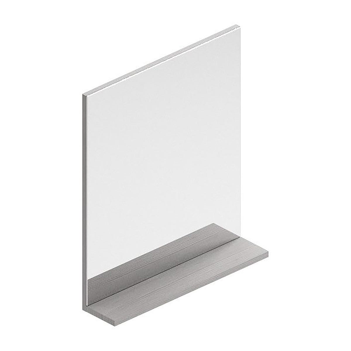 SPECCHIO CON MENSOLA LOUIS/SPACE LARIX 60x2/13x70 cm (LxPxH) | Tecnomat