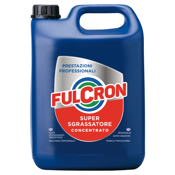 SGRASSATORE FULCRON CONCENTRATO 5 l PER SUPERFICI DURE SIA PURO CHE DILUITO