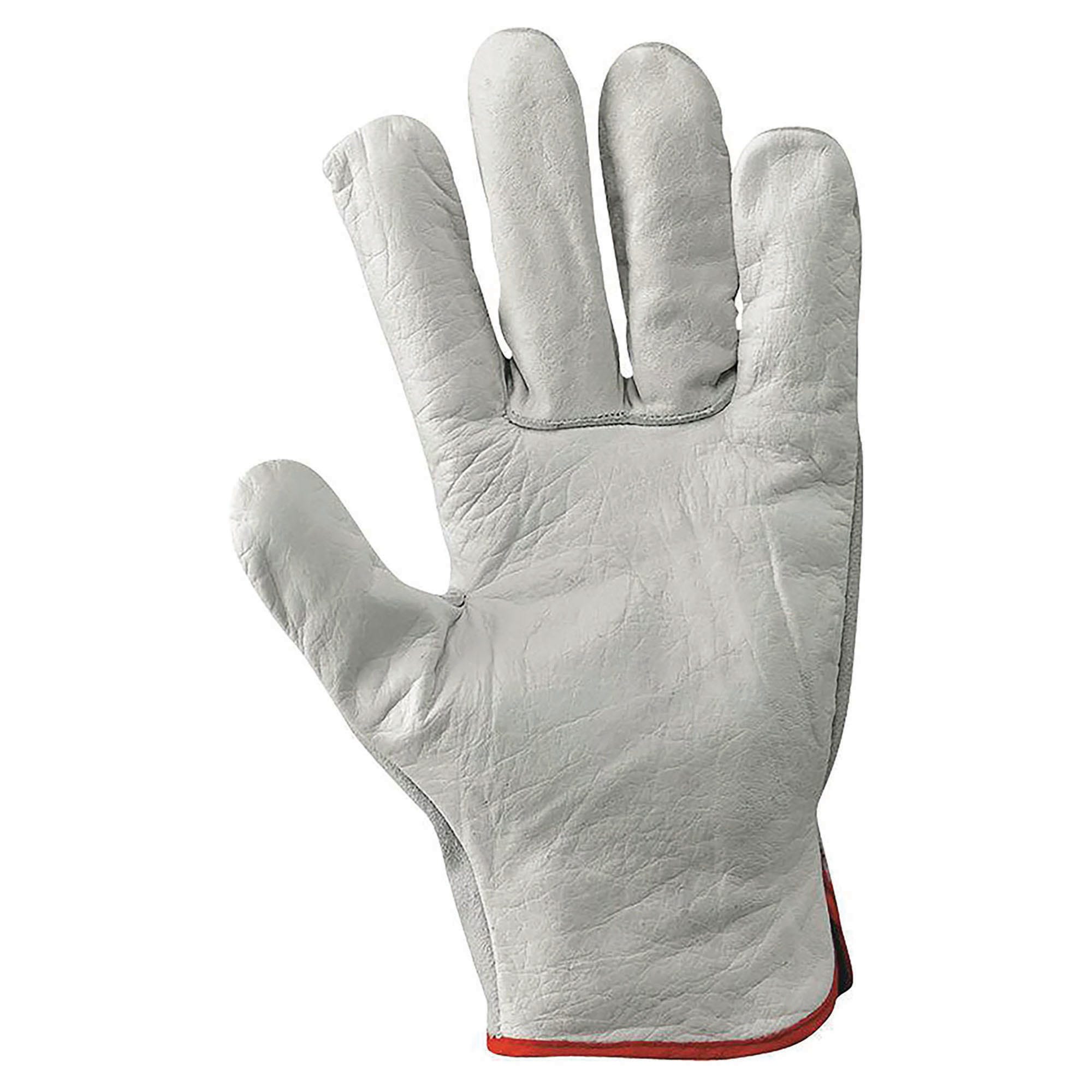 GUANTO IN FIORE BOVINA/CROSTA TAGLIA 9 PALMO IN FIORE DORSO CROSTA ...