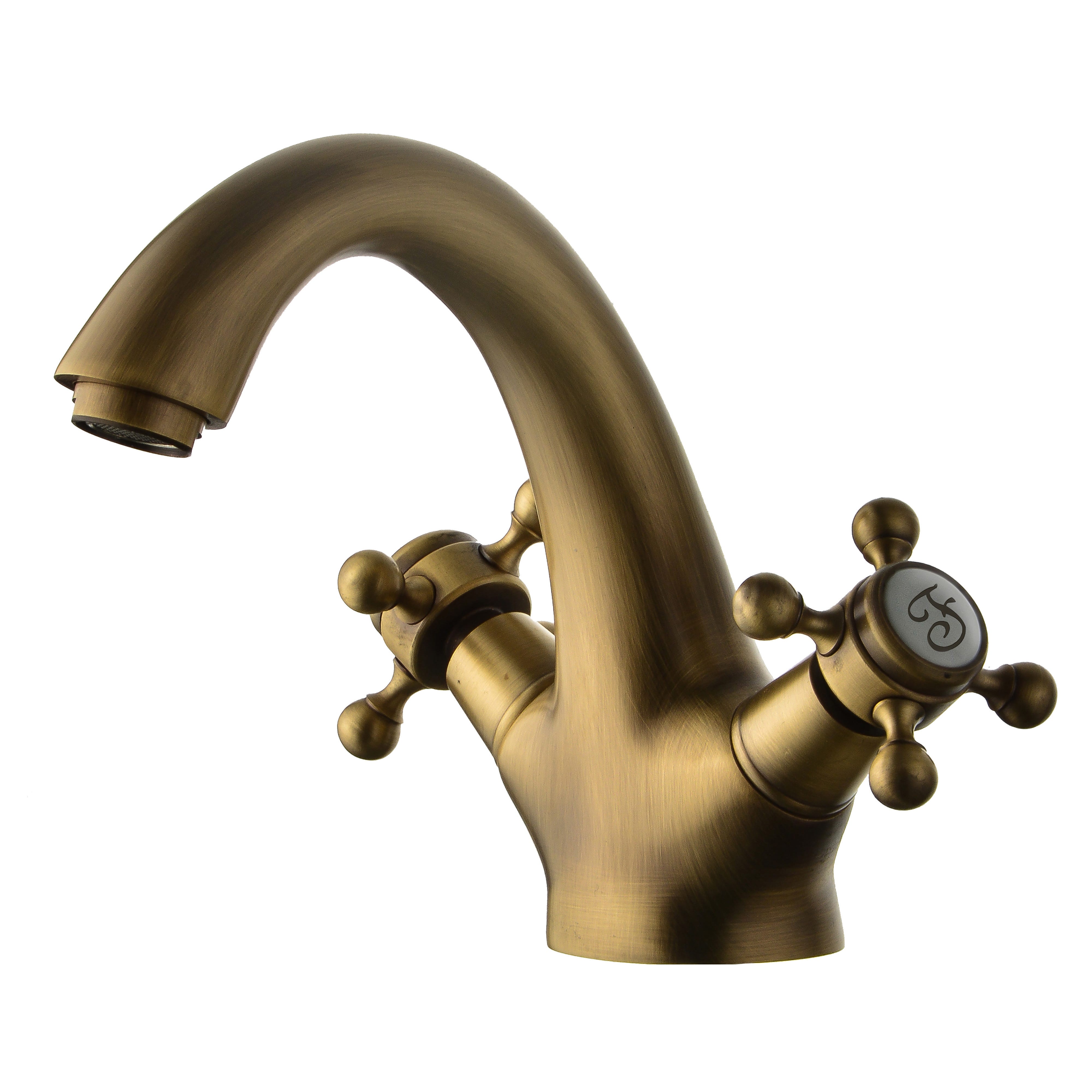 GRUPPO LAVABO MONOFORO FENELIA AQUAPRO BRONZO SCARICO IN OTTONE ...