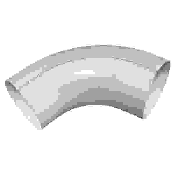 CURVA IN LAMIERA 87° Ø 100 mm BIANCO GRIGIO LAMIERA PREVERNICIATA