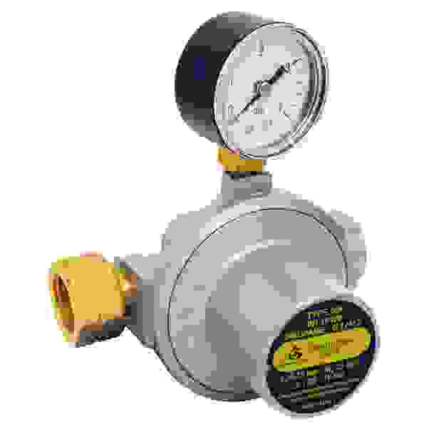 RIDUTTORE ALTA PRESSIONE GAS FERRARI PROPANO PRIMO STADIO CON VALVOLA ...