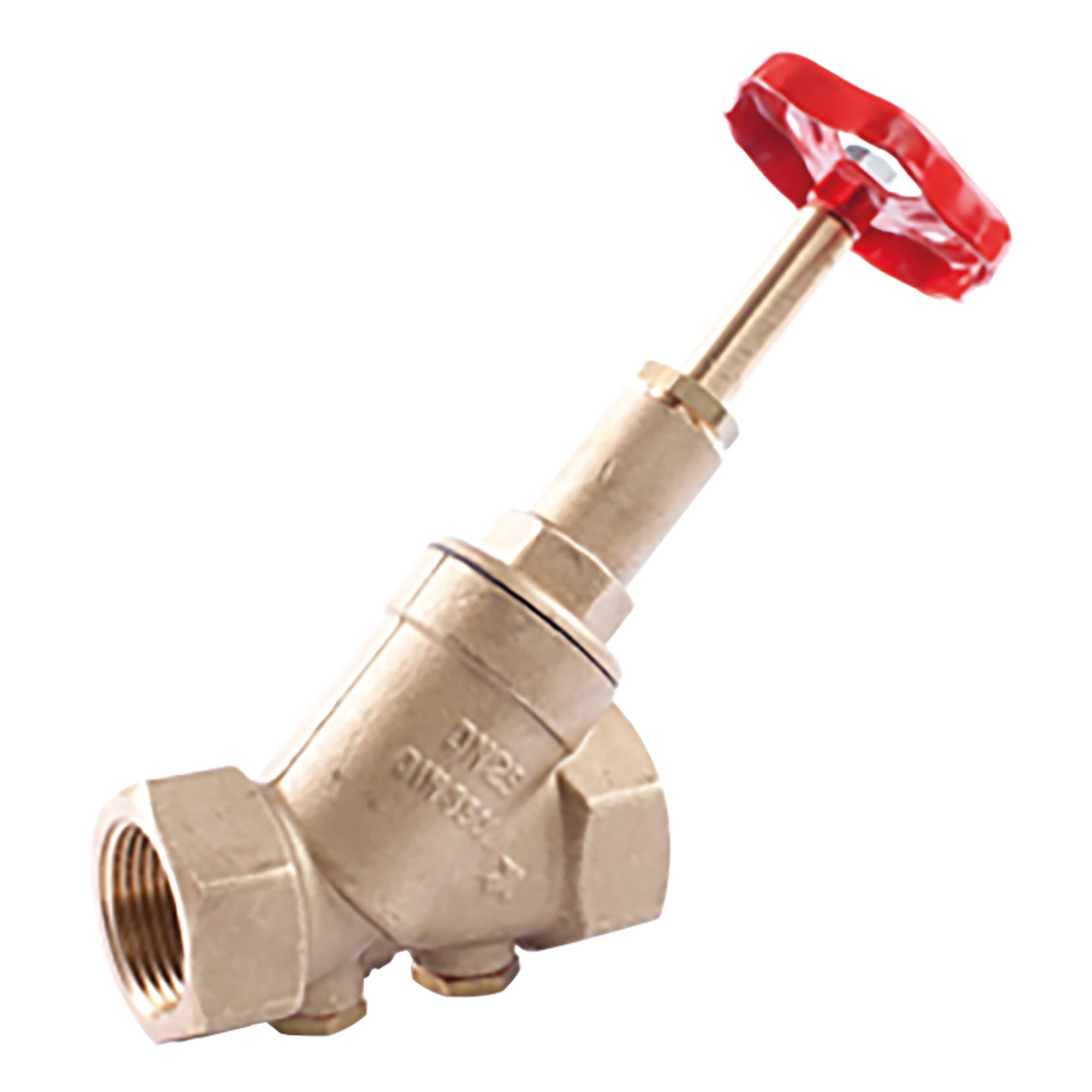 VALVOLA INCLINATA RASTELLI CON RITEGNO A MOLLA PN16 3/4"