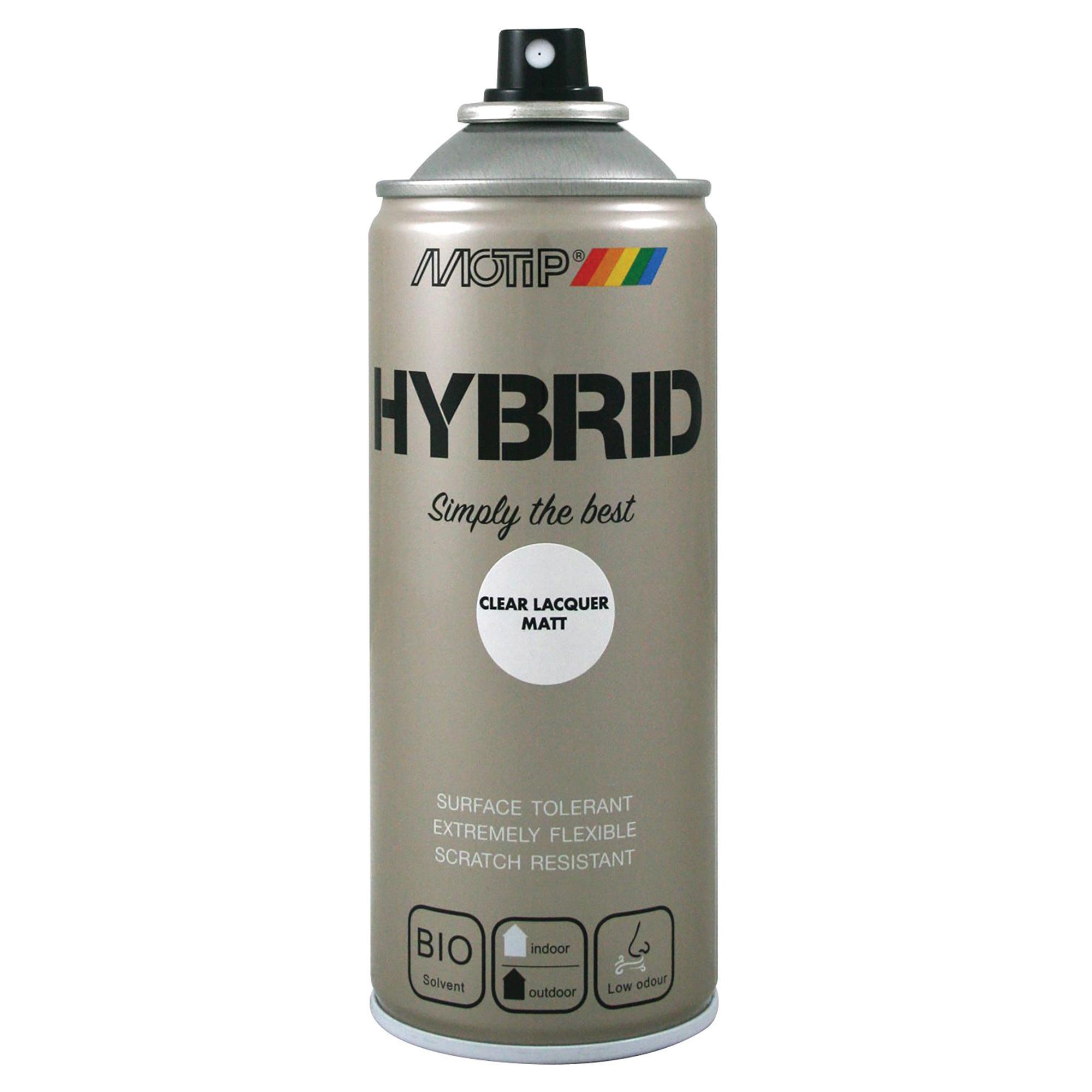 VERNICE SPRAY HYBRID MOTIP TRASPARENTE OPACO 10 GLOSS 400 ml 2,5 - 3,5 ...
