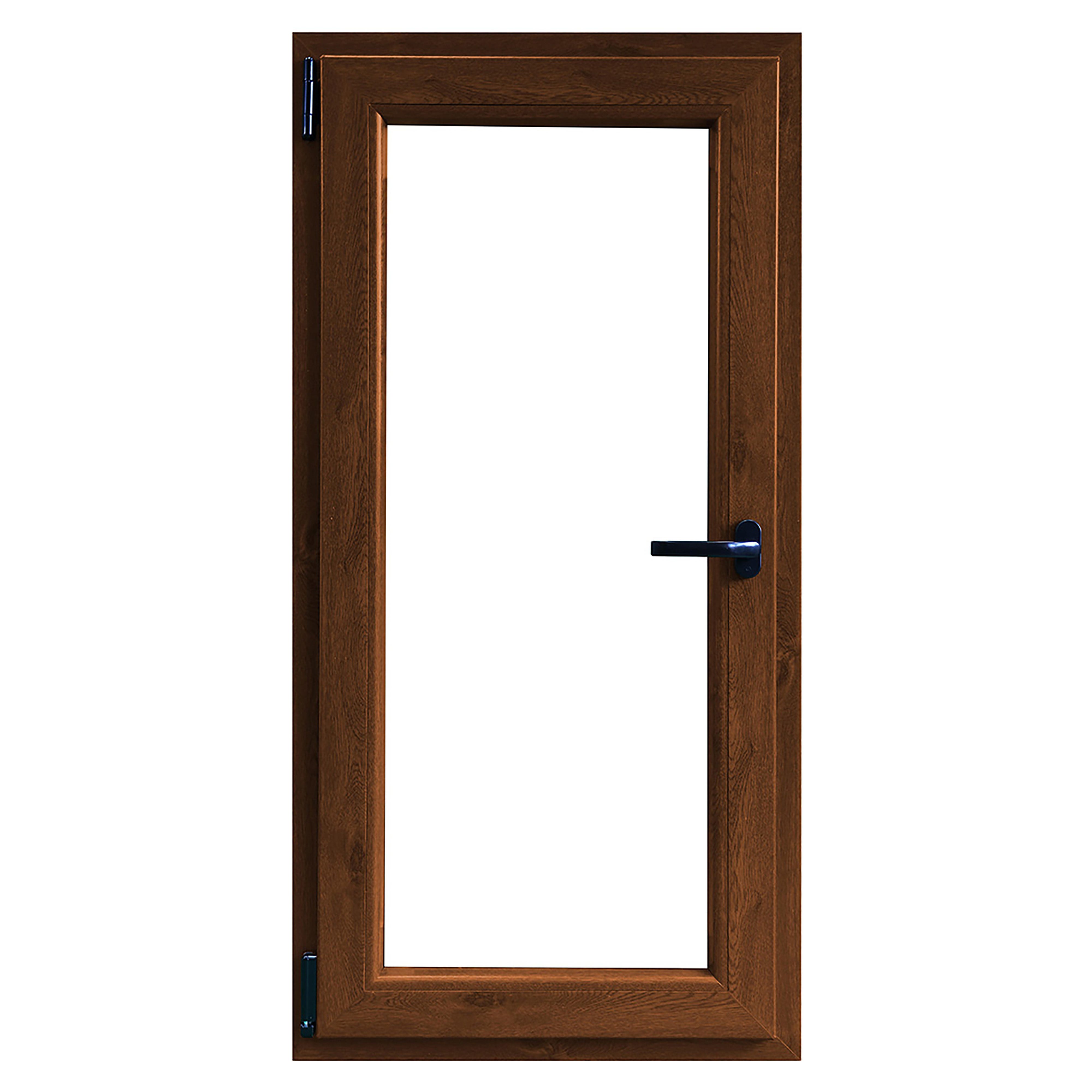 FINESTRA IN PVC ROVERE GOLv 1 ANTA SINISTRA 80x120 cm (LxH)
